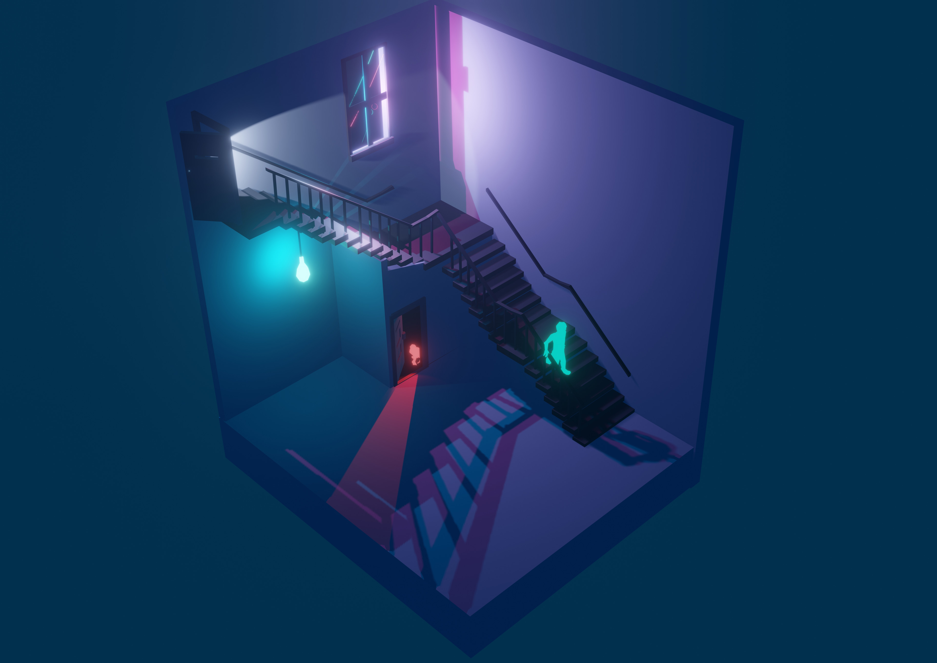 HQ of Creative Devil - Isometric Basement