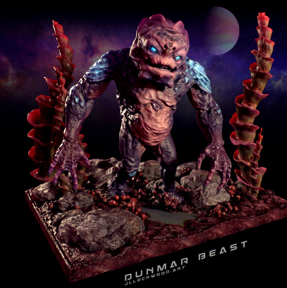 ArtStation - Dunmar Beast of Gionnis