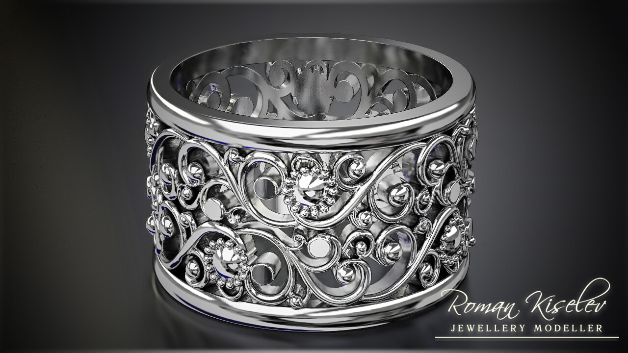 ArtStation - Silver ring