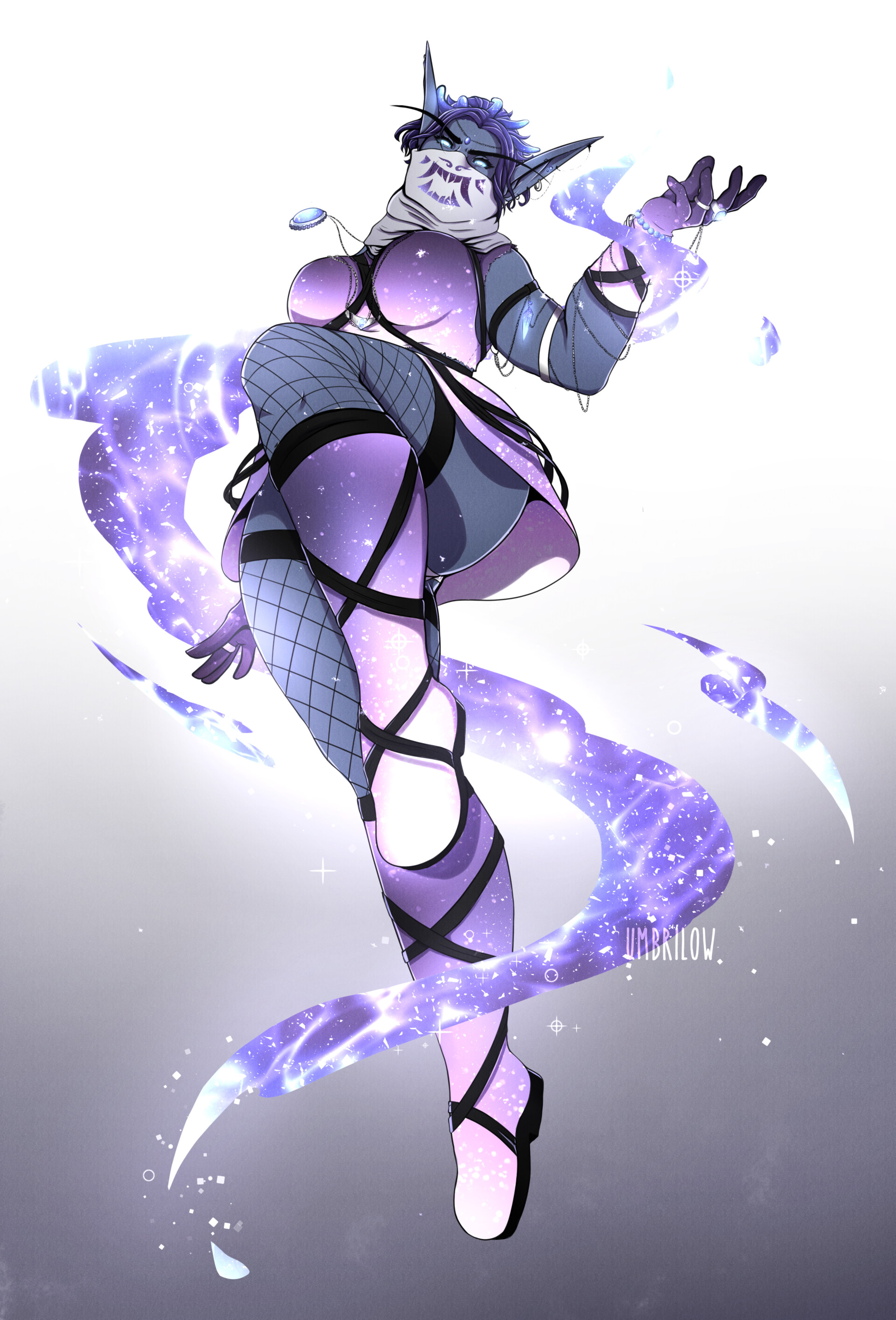 ArtStation - Void elf commission