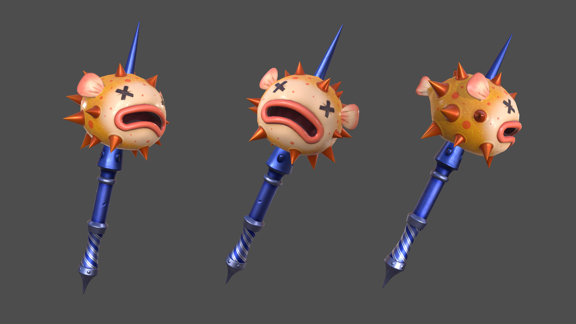 Francesco Alessandrini 3D - Fish Weapon - PBR Stylized