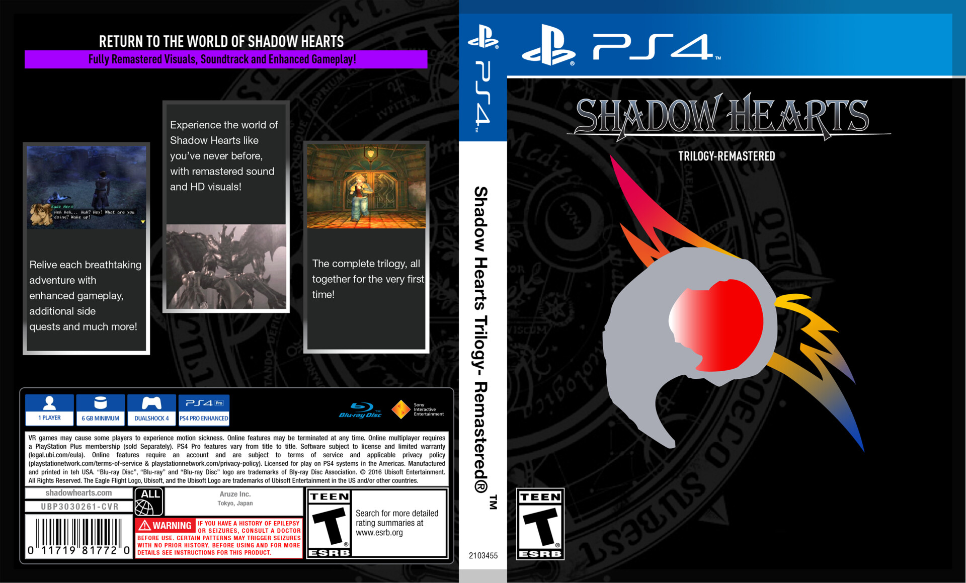 ArtStation - Shadow Hearts Trilogy- Remastered Cover Art