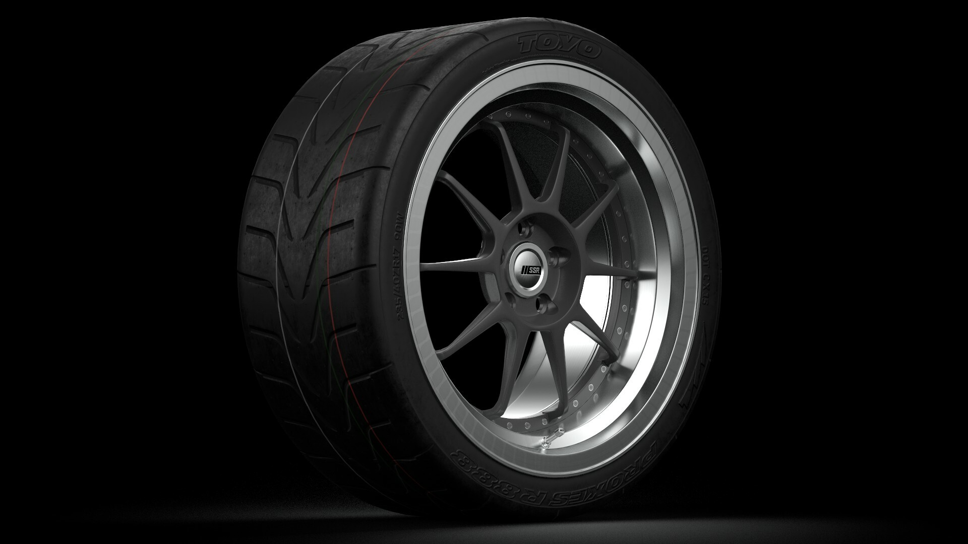 ArtStation - SSR Professor SP3 & Toyo Proxes R888R - Game Asset