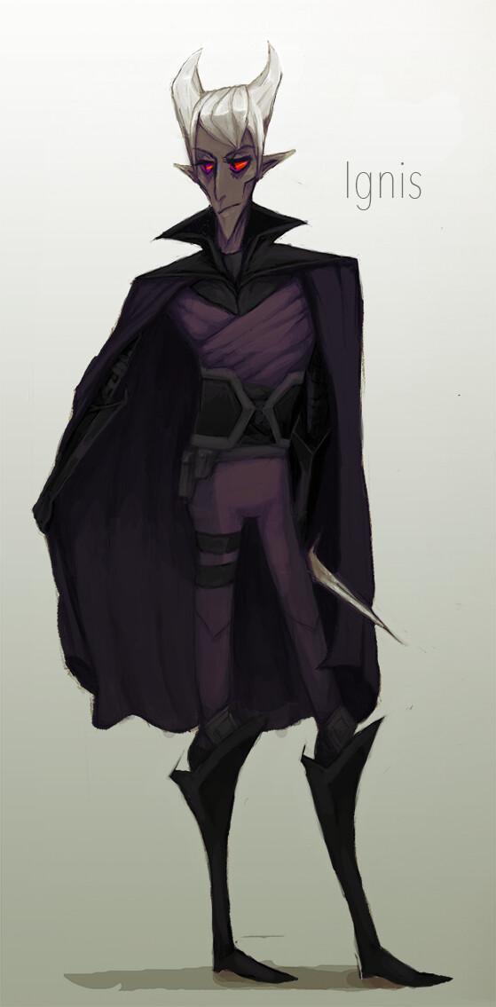 ArtStation - Dark Elf Rogue Character Design