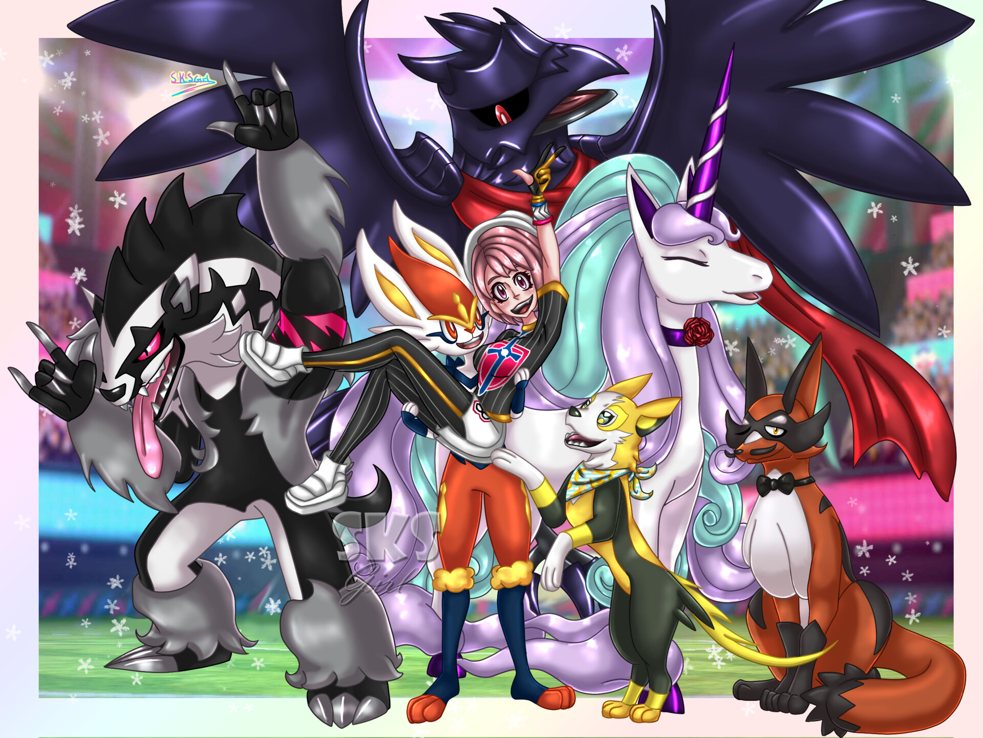 ArtStation - My Galar Team