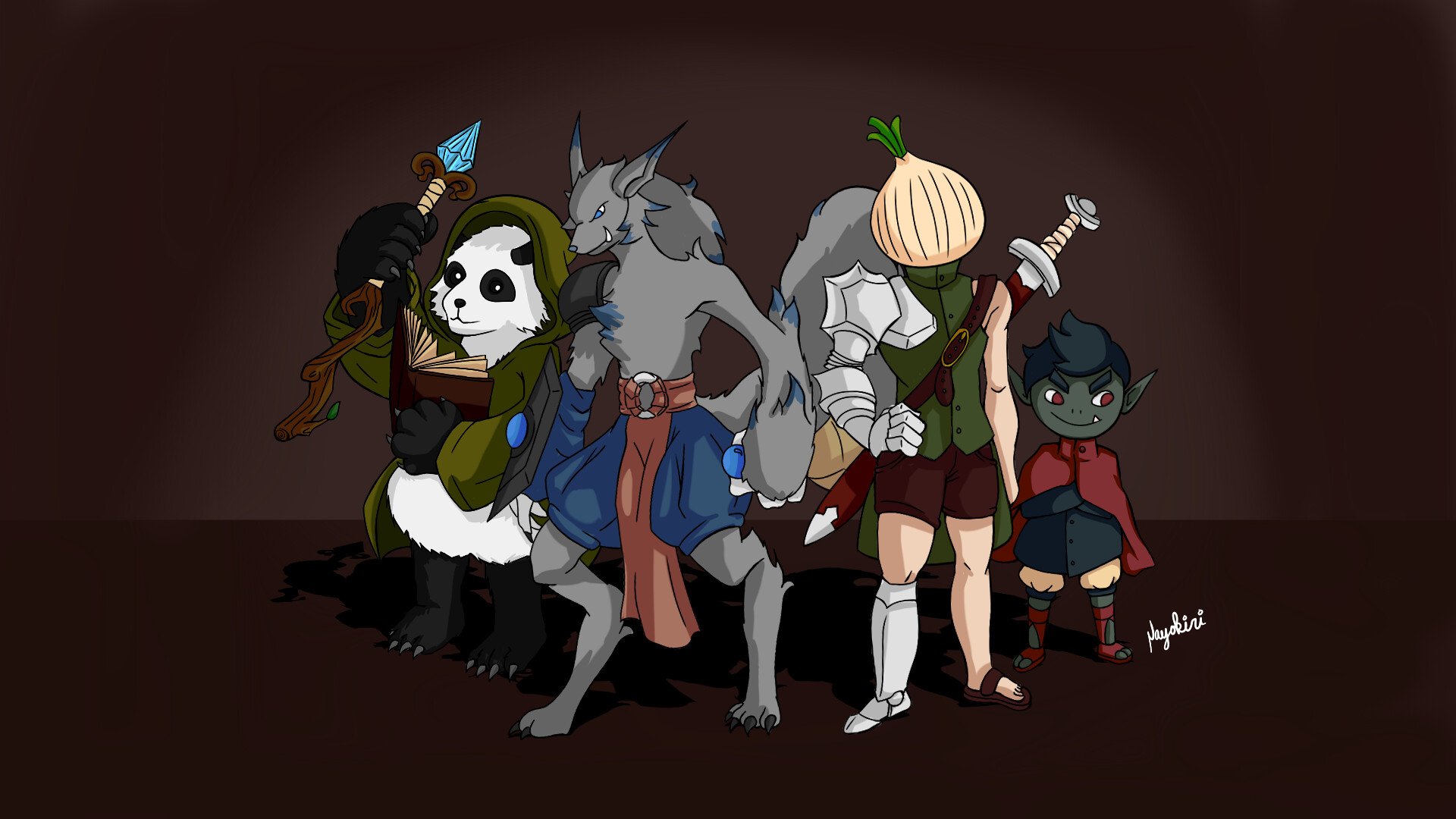 ArtStation - Weird Dnd Party