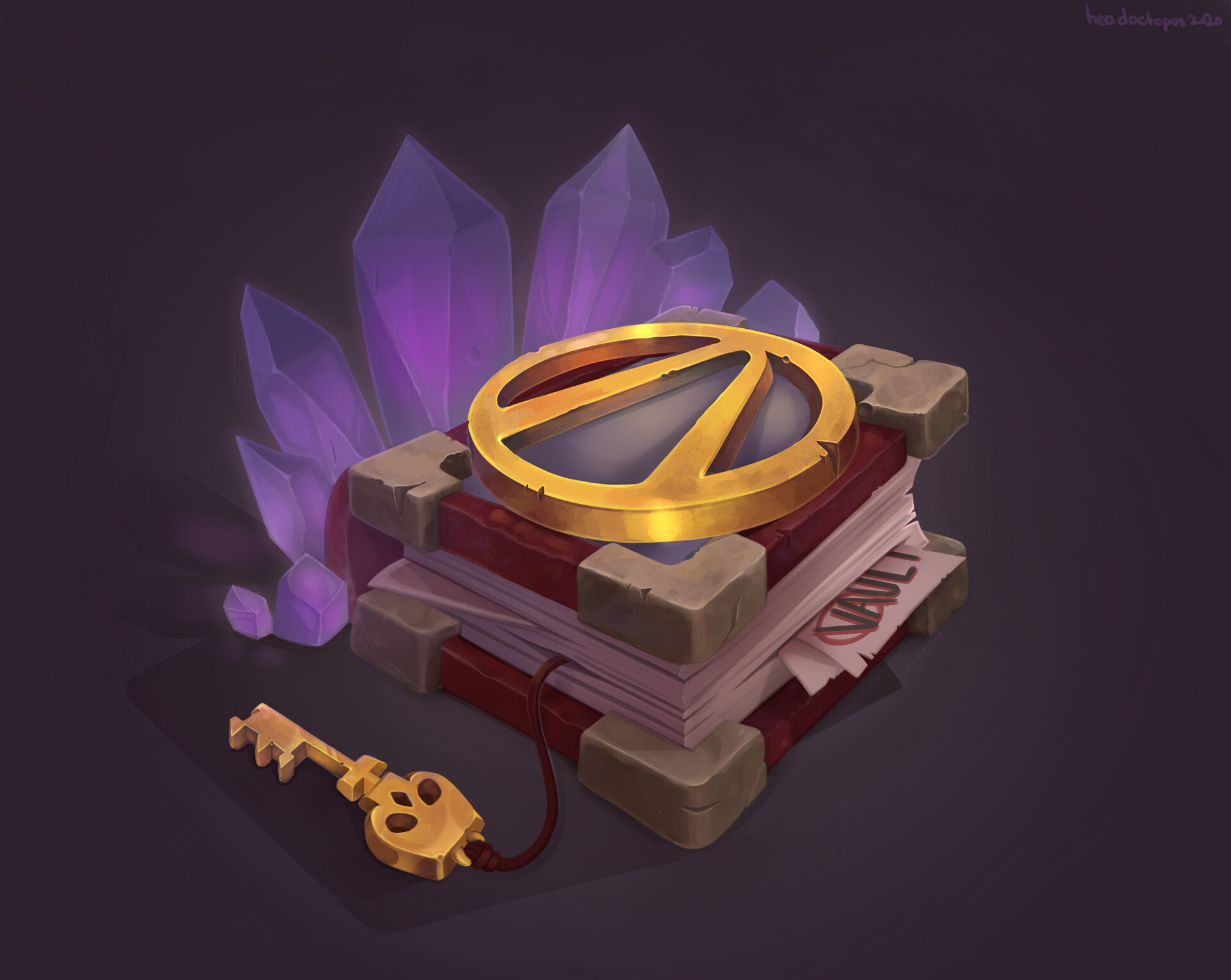 ArtStation - Vault hunters book design (Borderland)