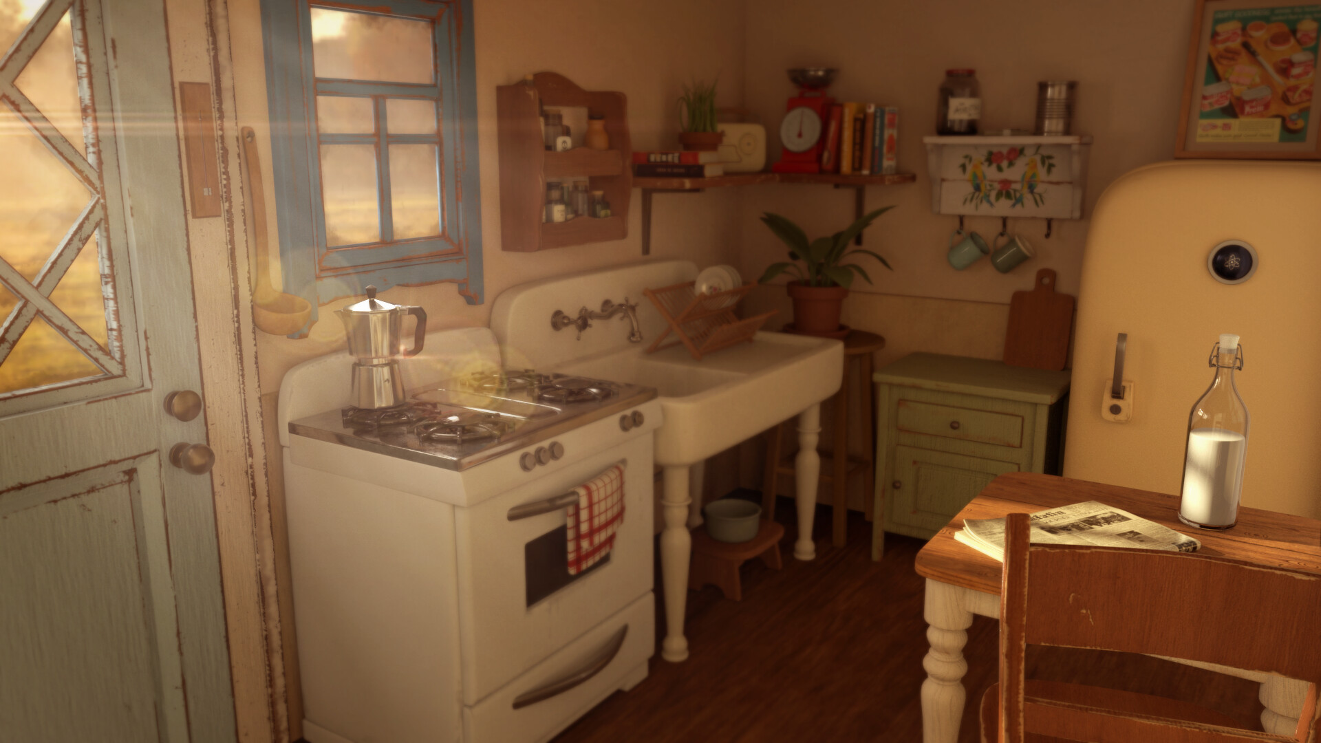 ArtStation - Old Kitchen