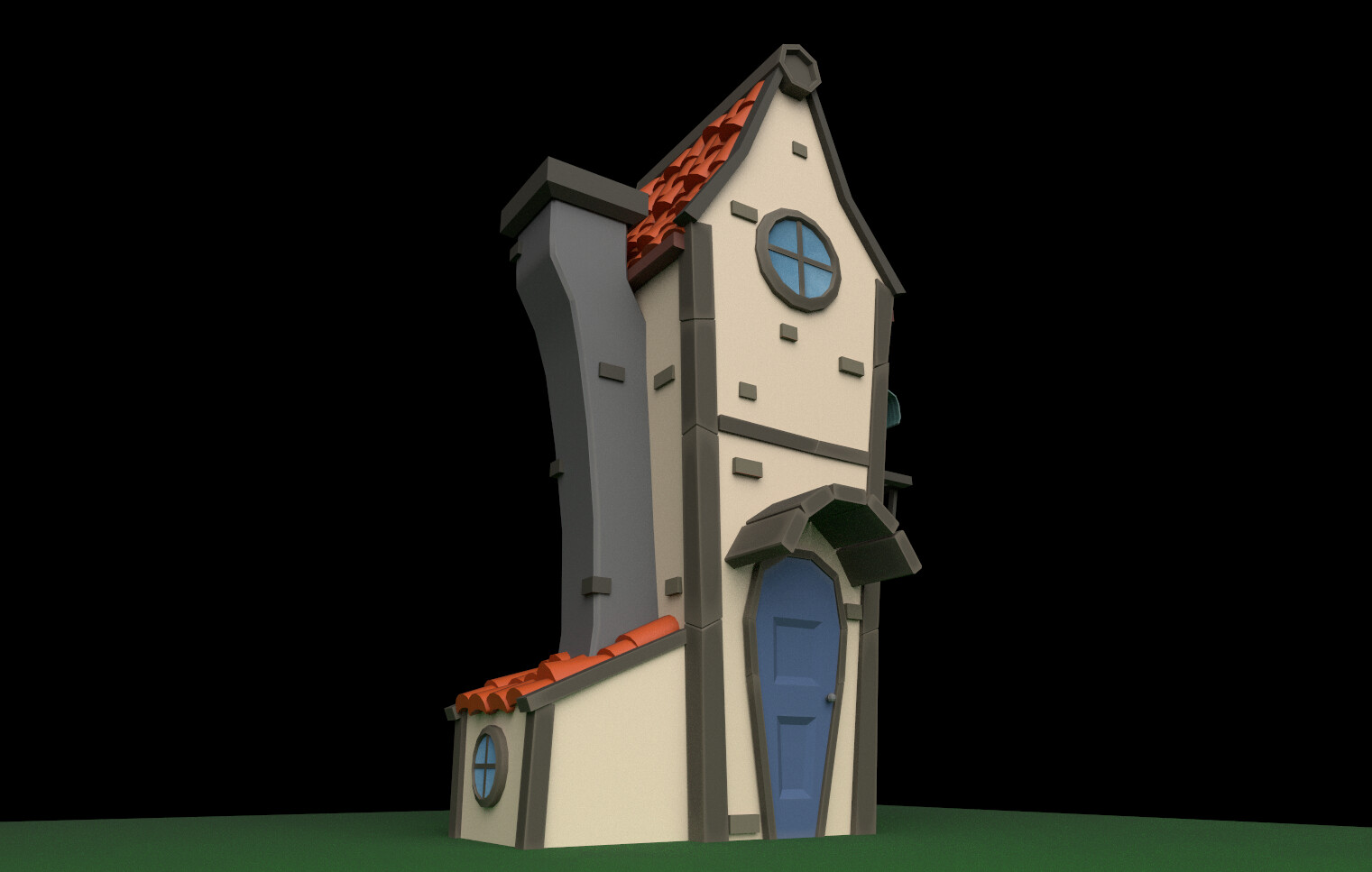 ArtStation - Stylized Cartoon House