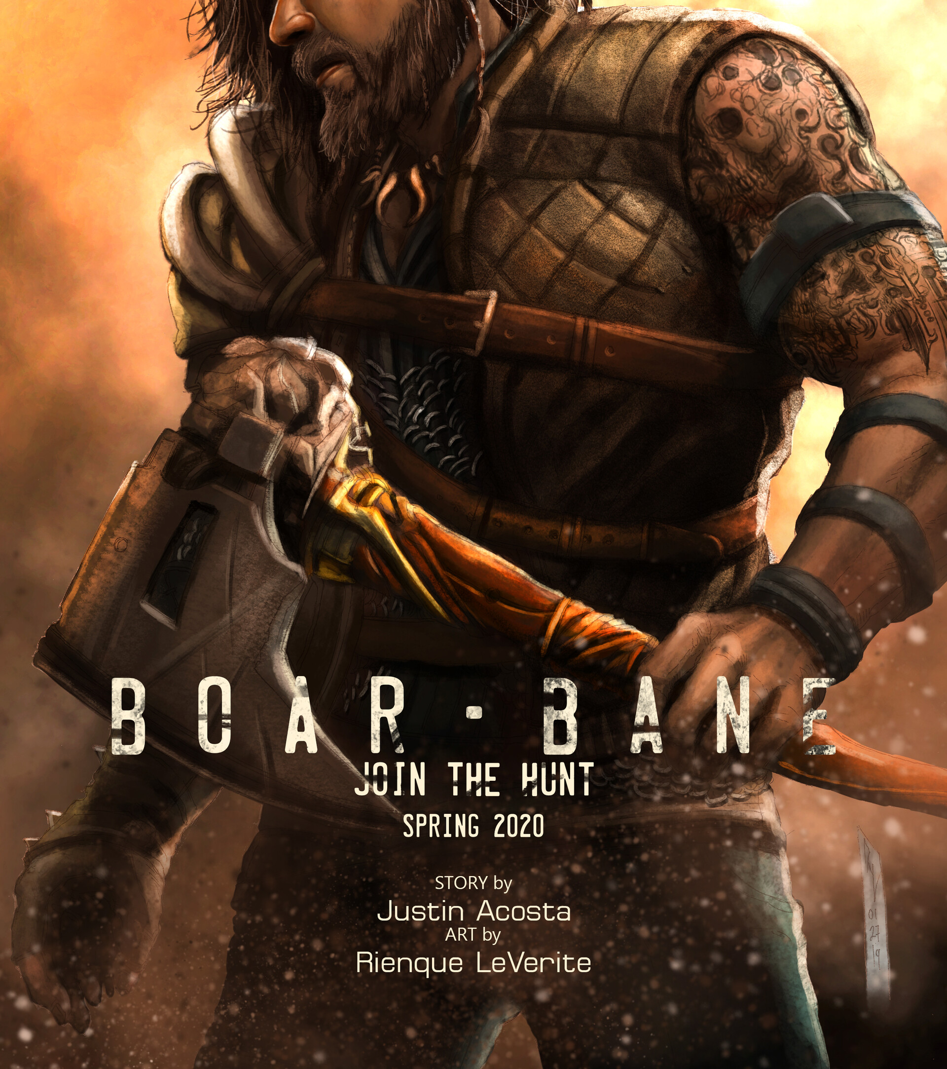 ArtStation - BOAR-BANE - Official Teaser Poster - Graphic Novel 2020