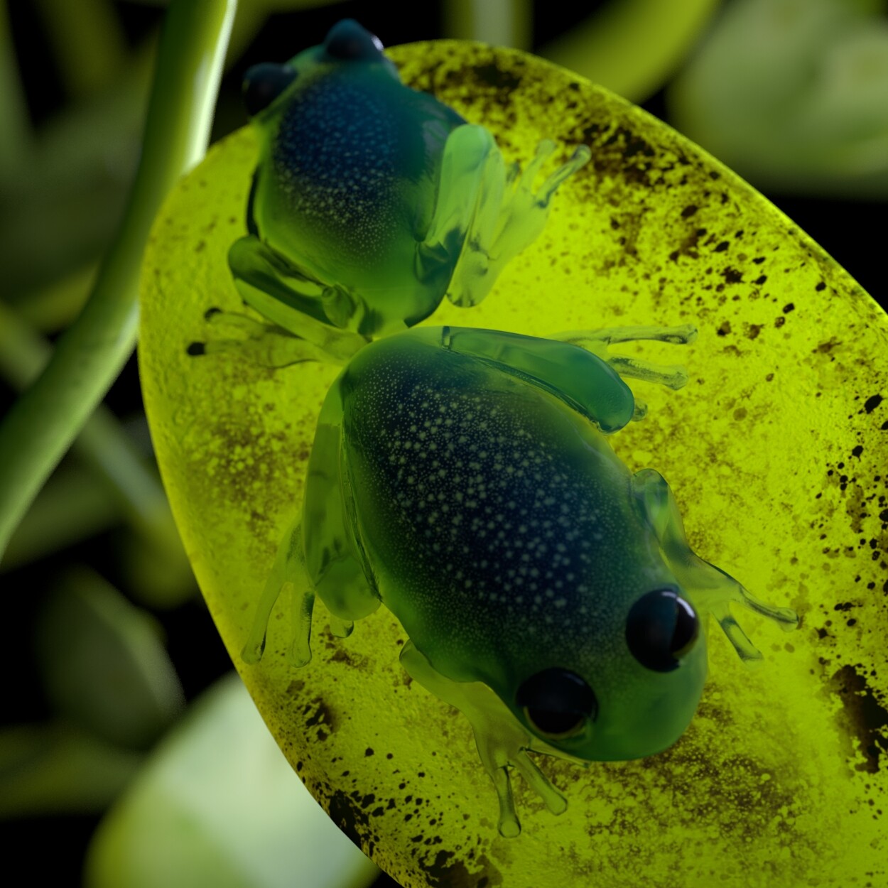 ArtStation - Frogger - Glass Frogs