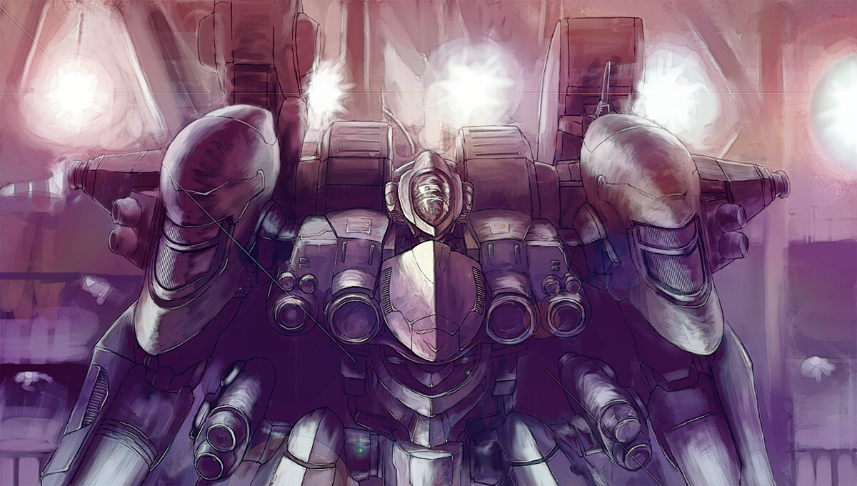 ArtStation - Armored Core Practice02