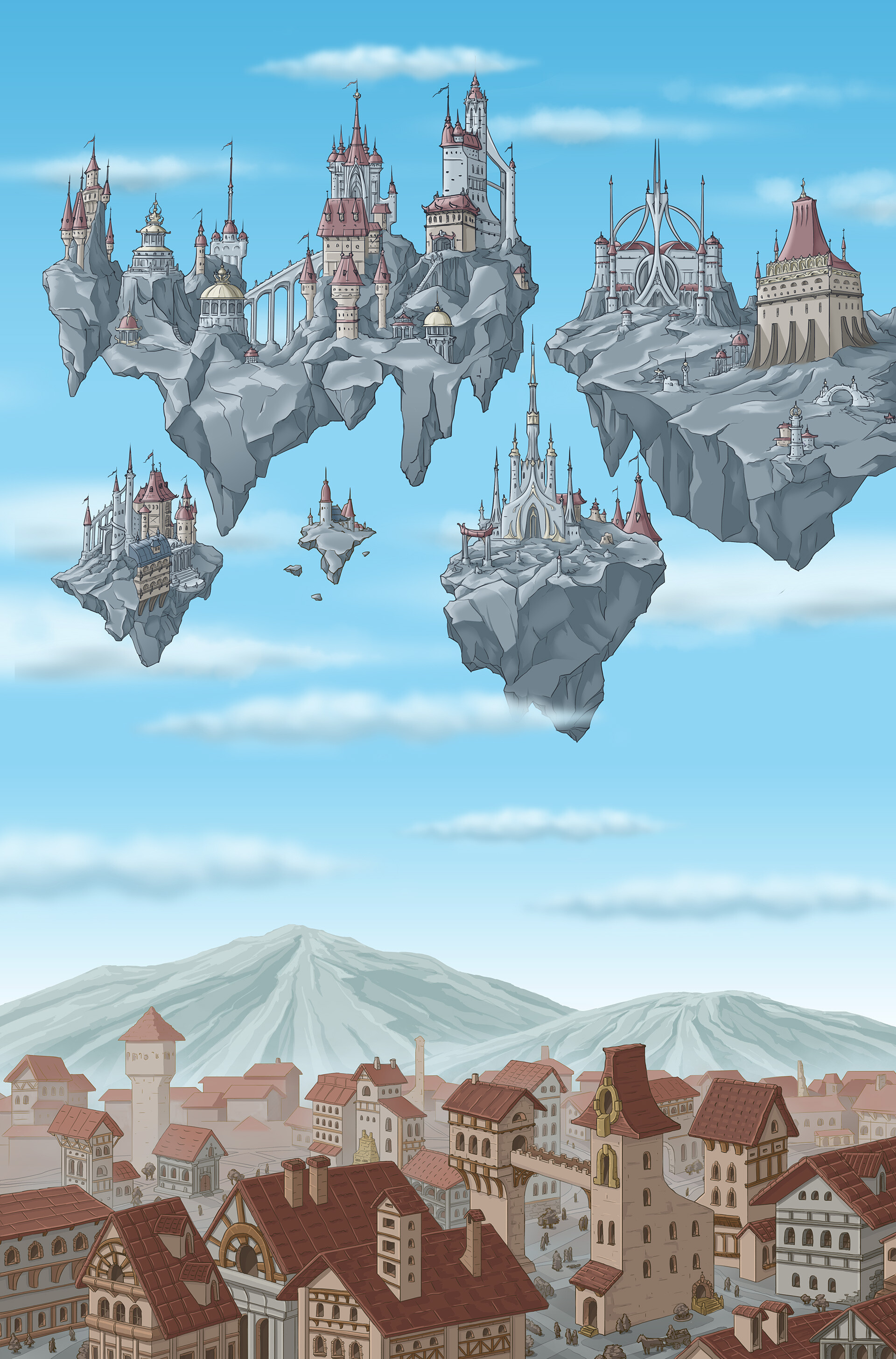 ArtStation - Sky city