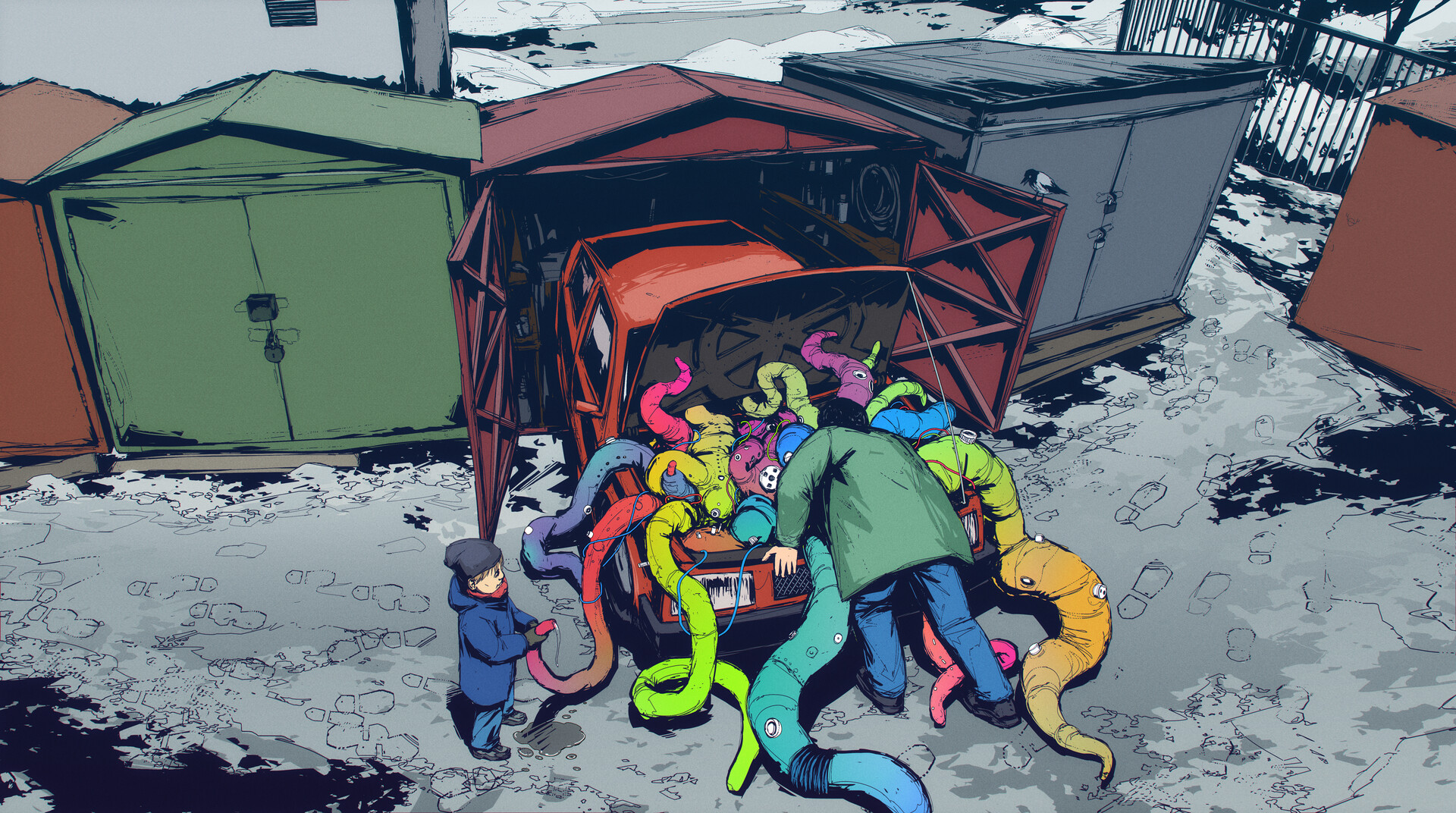 ArtStation - little repair + video