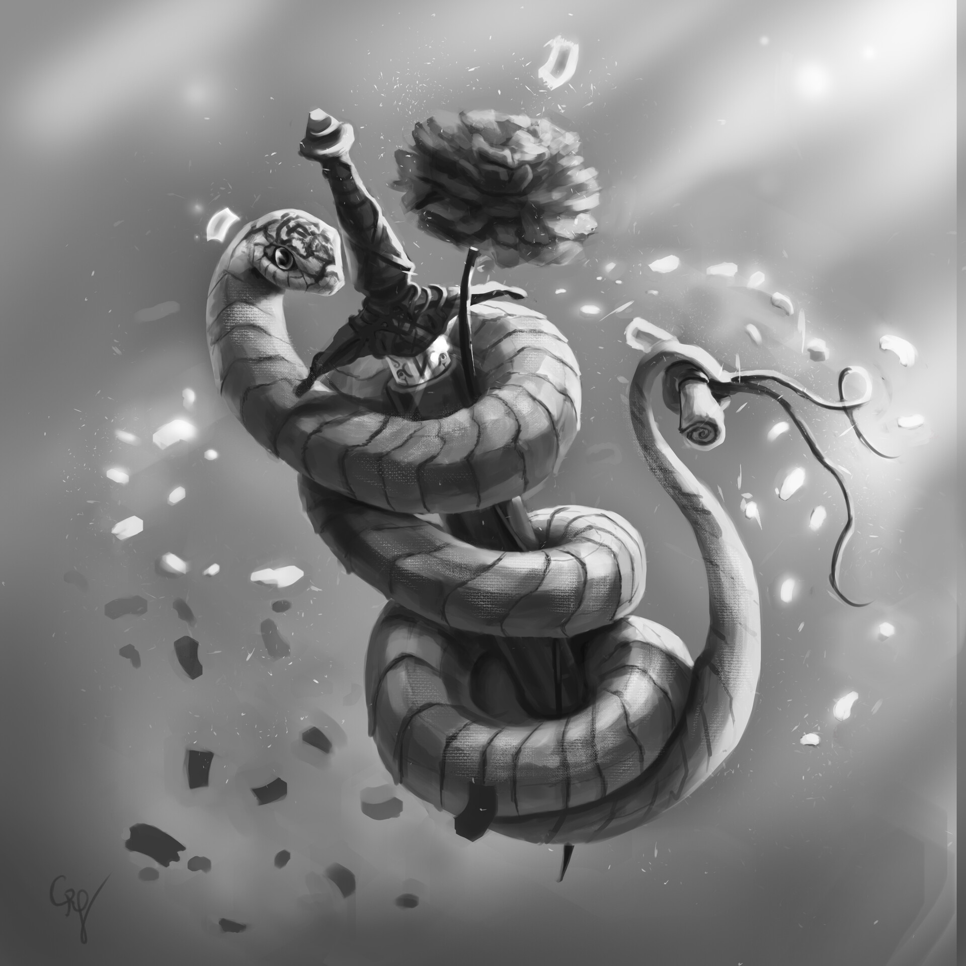 ArtStation - Snake wisdom