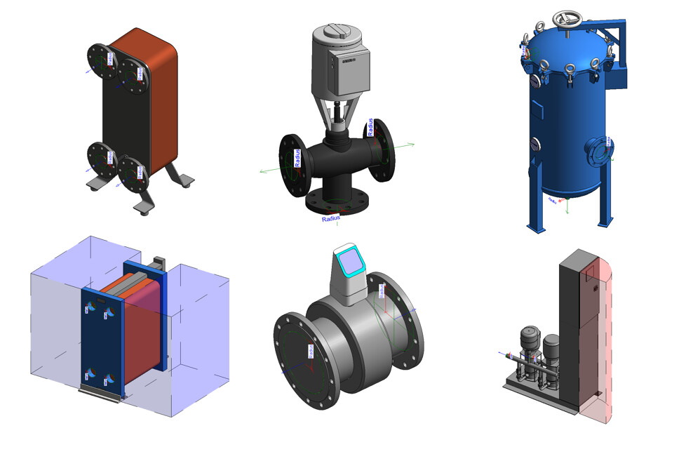 ArtStation - Parametric Revit Families Creation for MEP Equipment