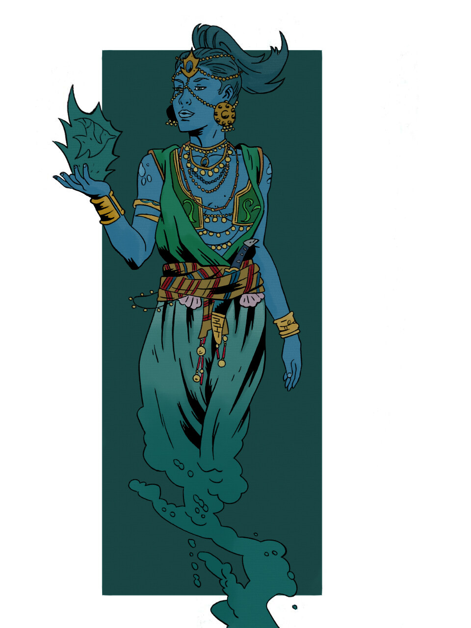 ArtStation - female marid commission