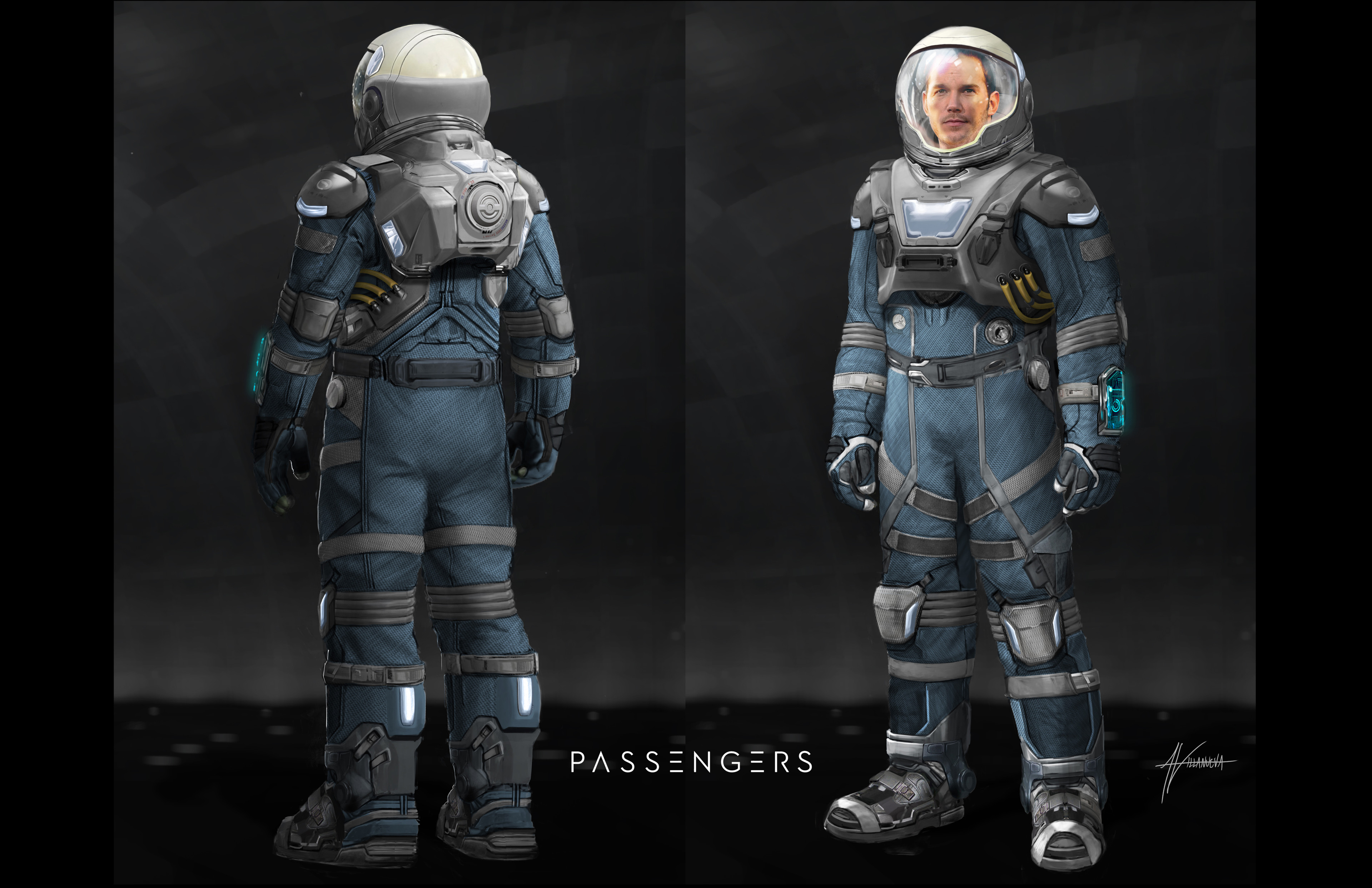 Alan Villanueva - PASSENGERS: Avalon Space Suit Alan Villanueva - PASSENGERS: Avalon Space Suit
