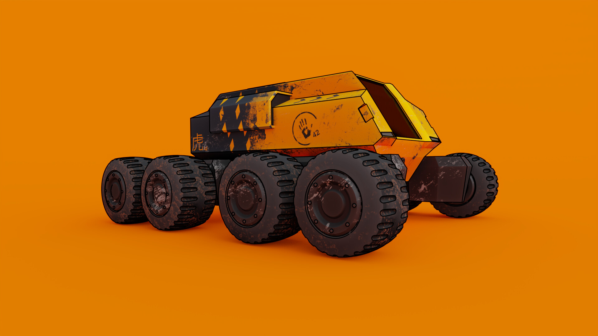 ArtStation - Tora - All Terrain Rover (Just a quick concept/model to ...
