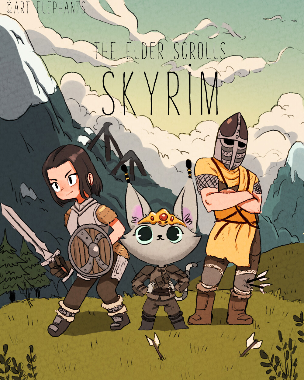 ArtStation - Skyrim fanart