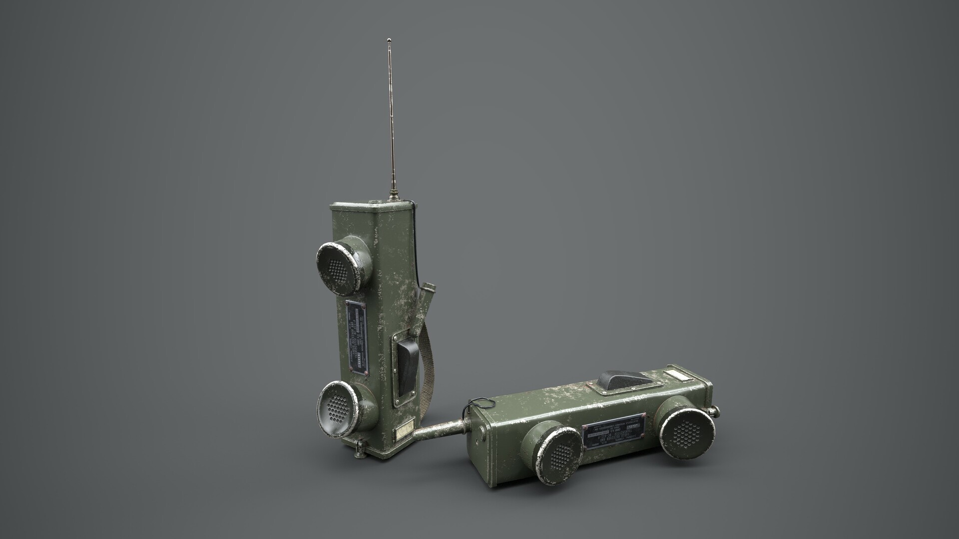 ArtStation - WW2 Hand Talk Radio