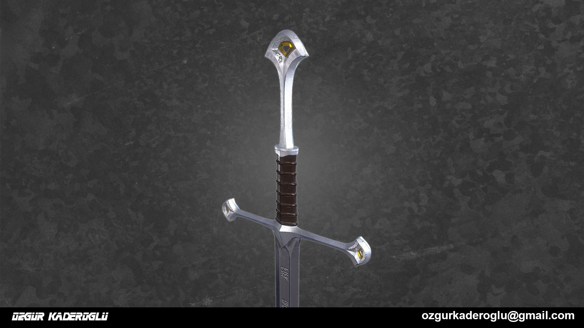 ArtStation - Andúril, Flame of the West