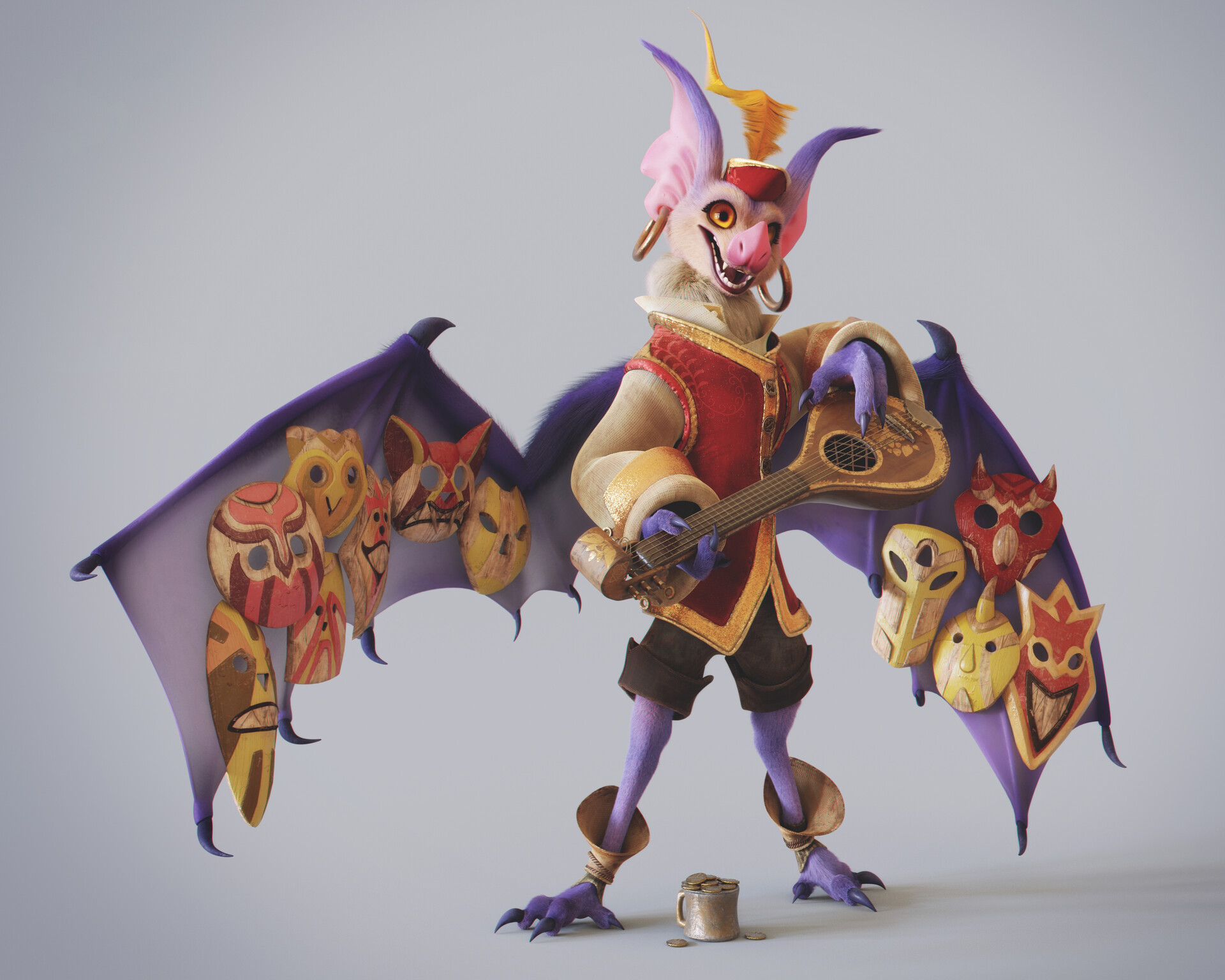 ArtStation - The Bard Bat