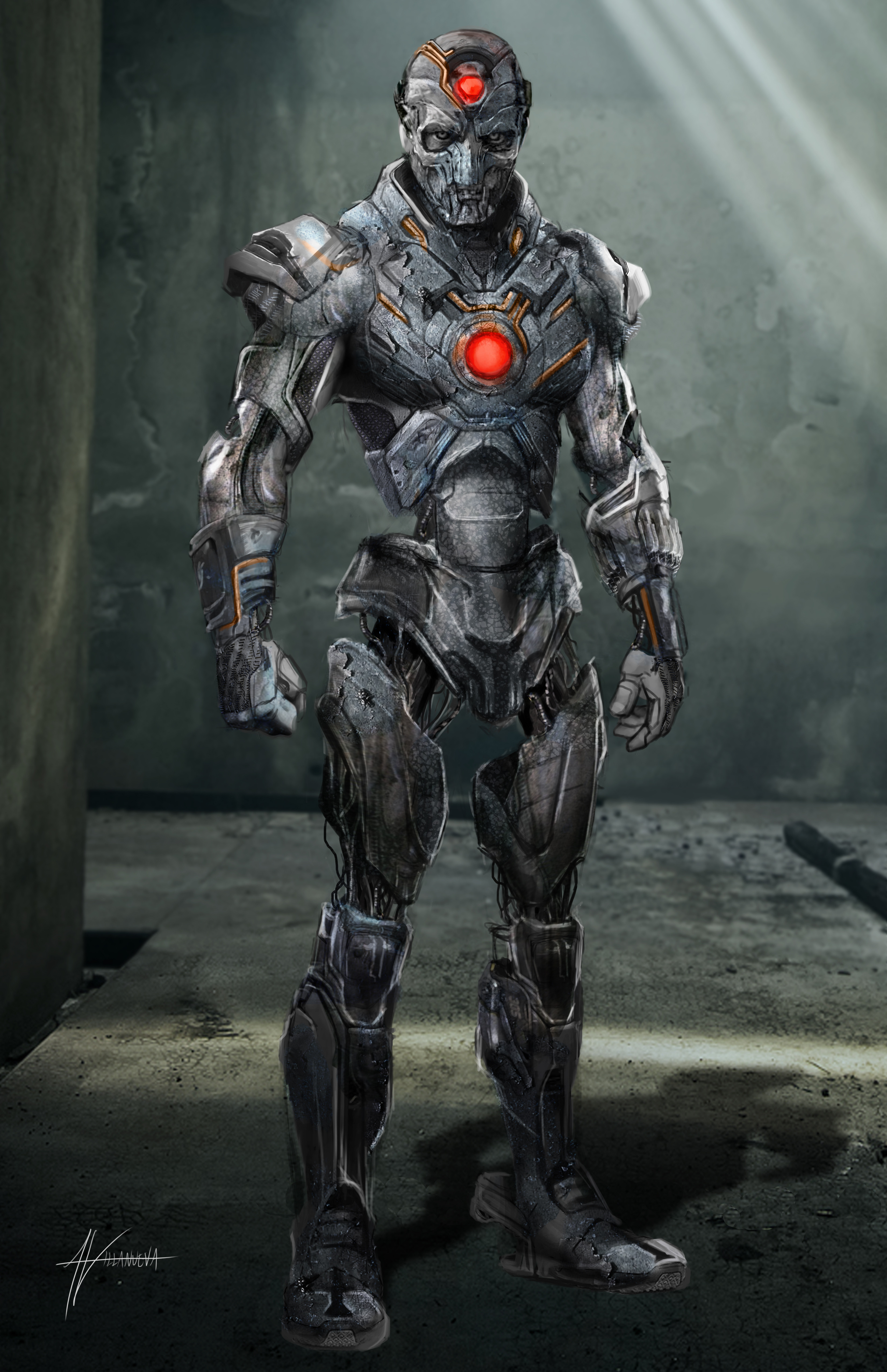 Alan Villanueva - Supergirl: Reactron Early Design