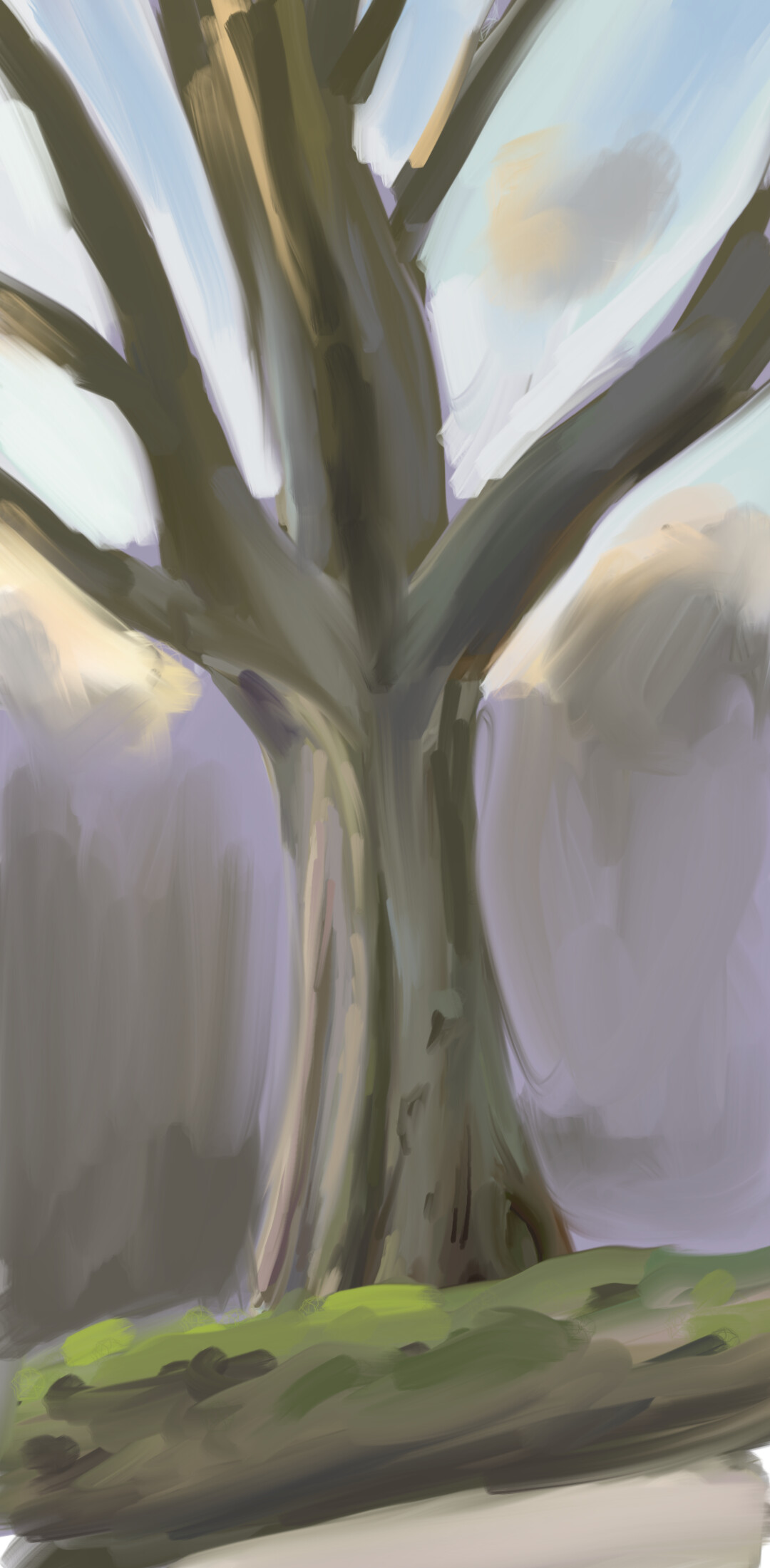 ArtStation - 1h tree study