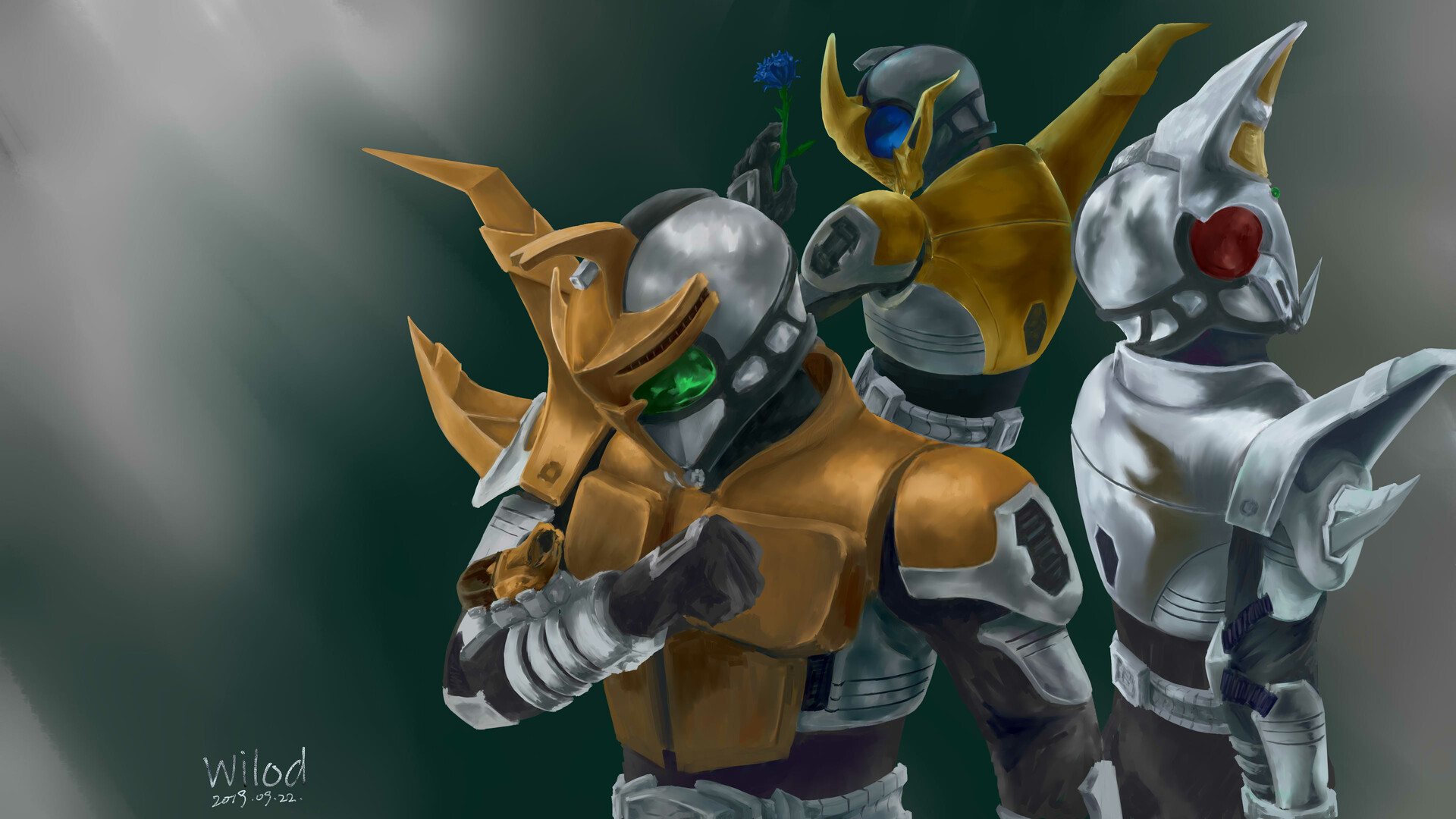 ArtStation - 假面骑士 God Speed Love