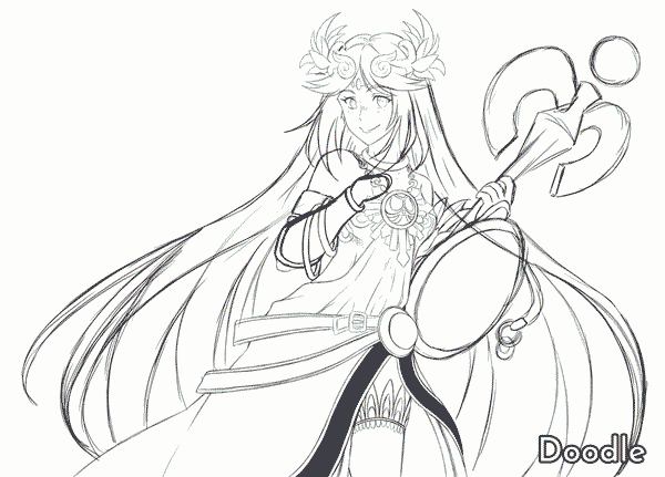 kid icarus coloring pages