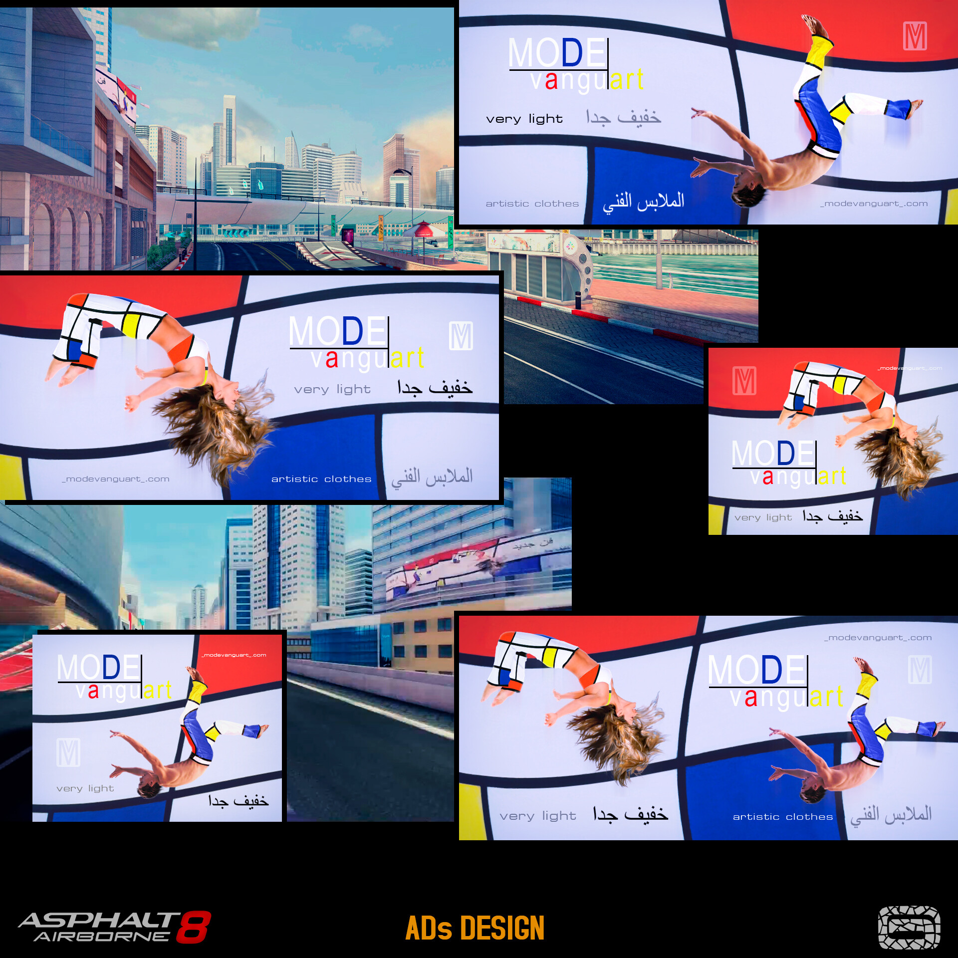 Toni López Yeste - ASPHALT 8 AIRBONE Advertisement Designs from Dubai ...