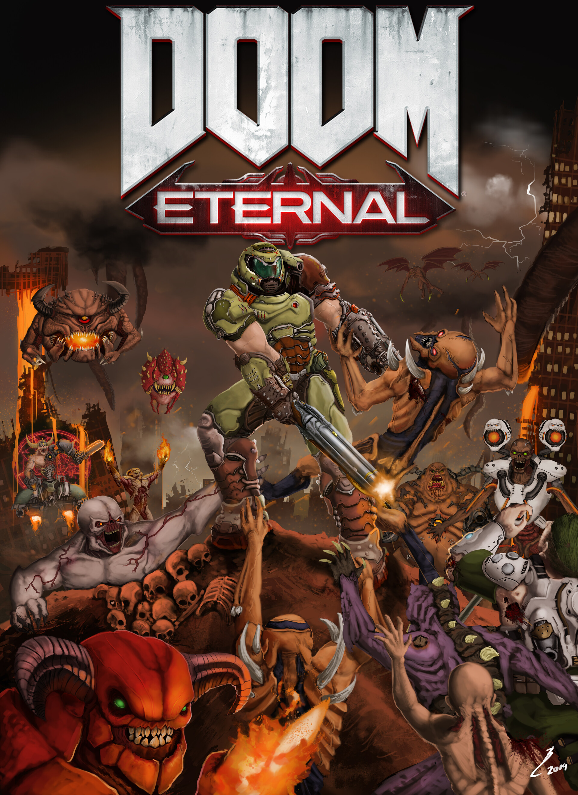 ArtStation - Doom Eternal Final