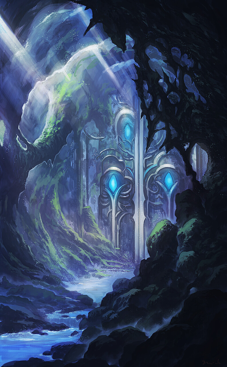 ArtStation - Silver door