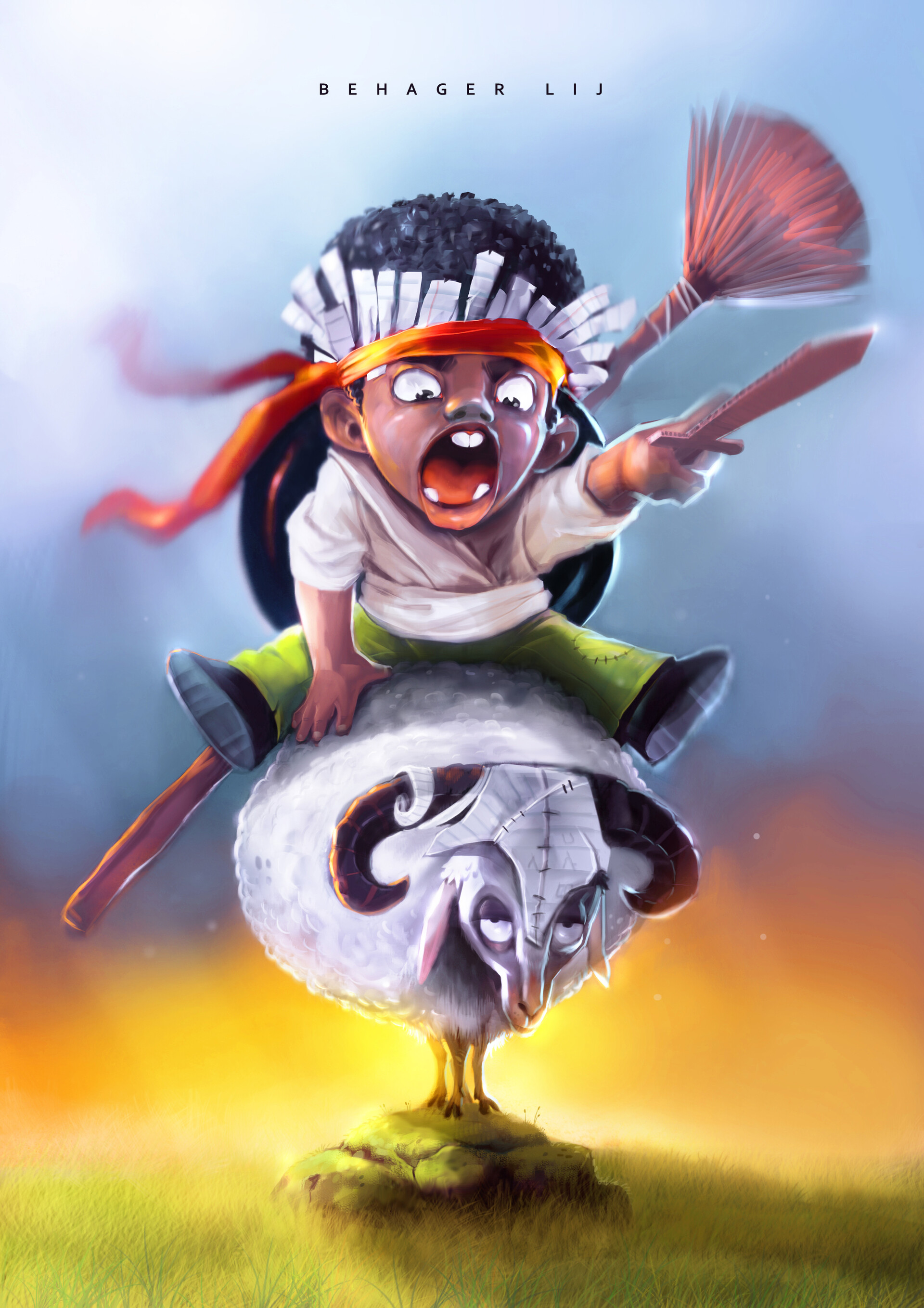 ArtStation - WARRIOR KID