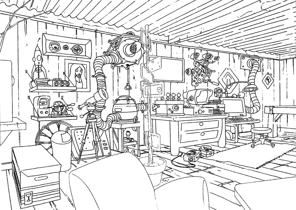 Monster Buster Club Coloring Pages