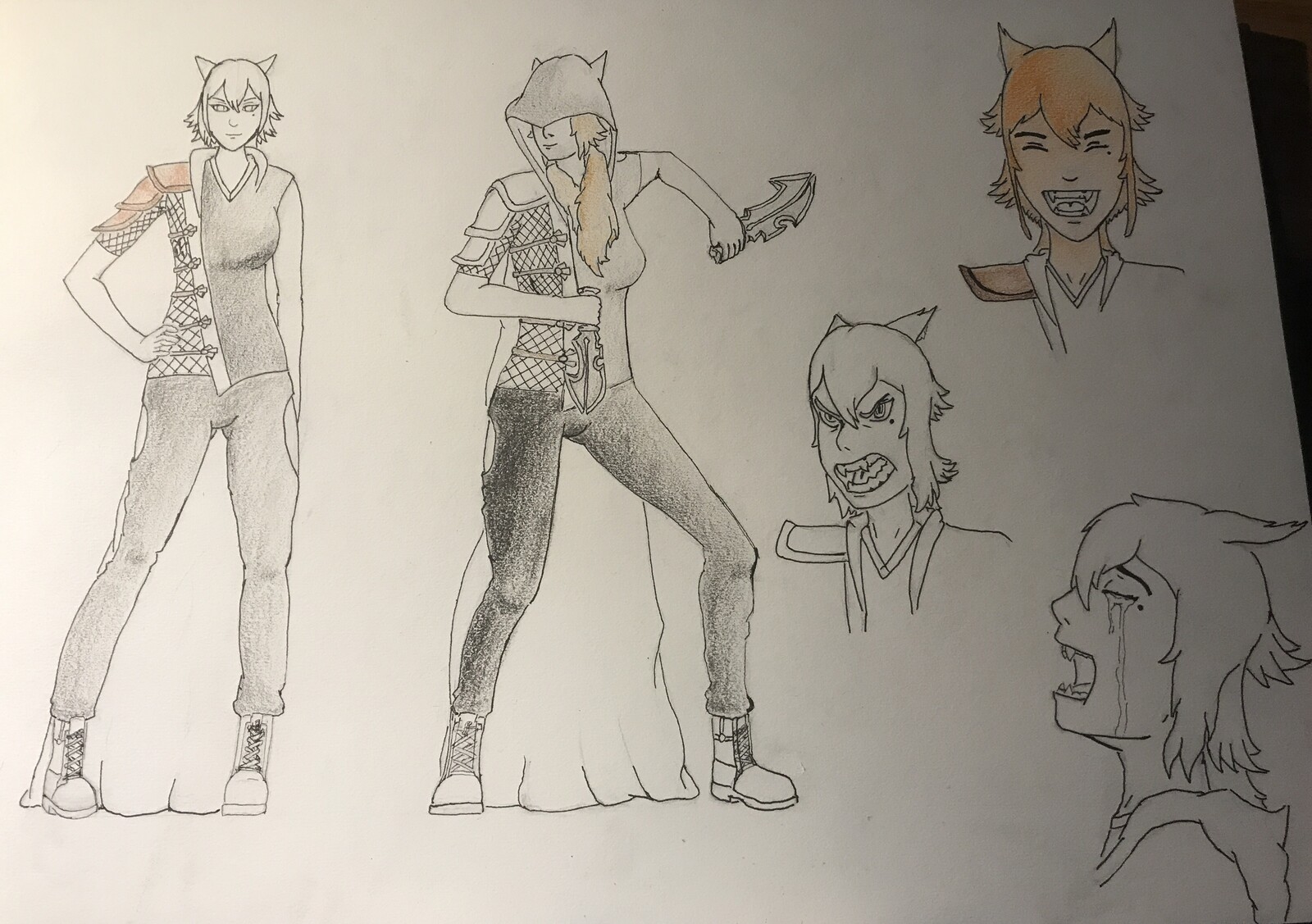 Tiago Matias - 2020 - Adhara as a cat PURRson - Character Sheet