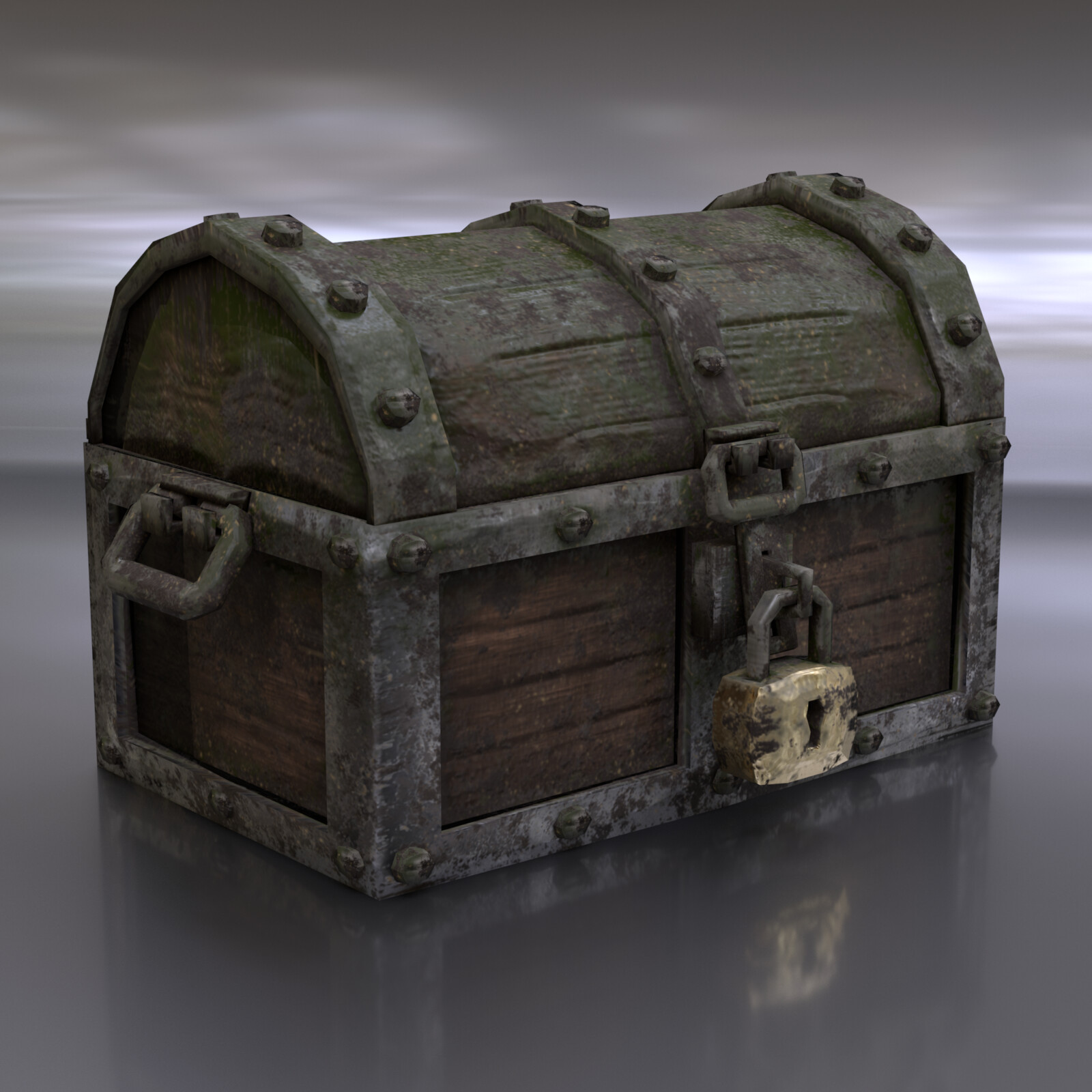 Piched Sae-Ngow - 3D Teasure Chest Lowpolygon