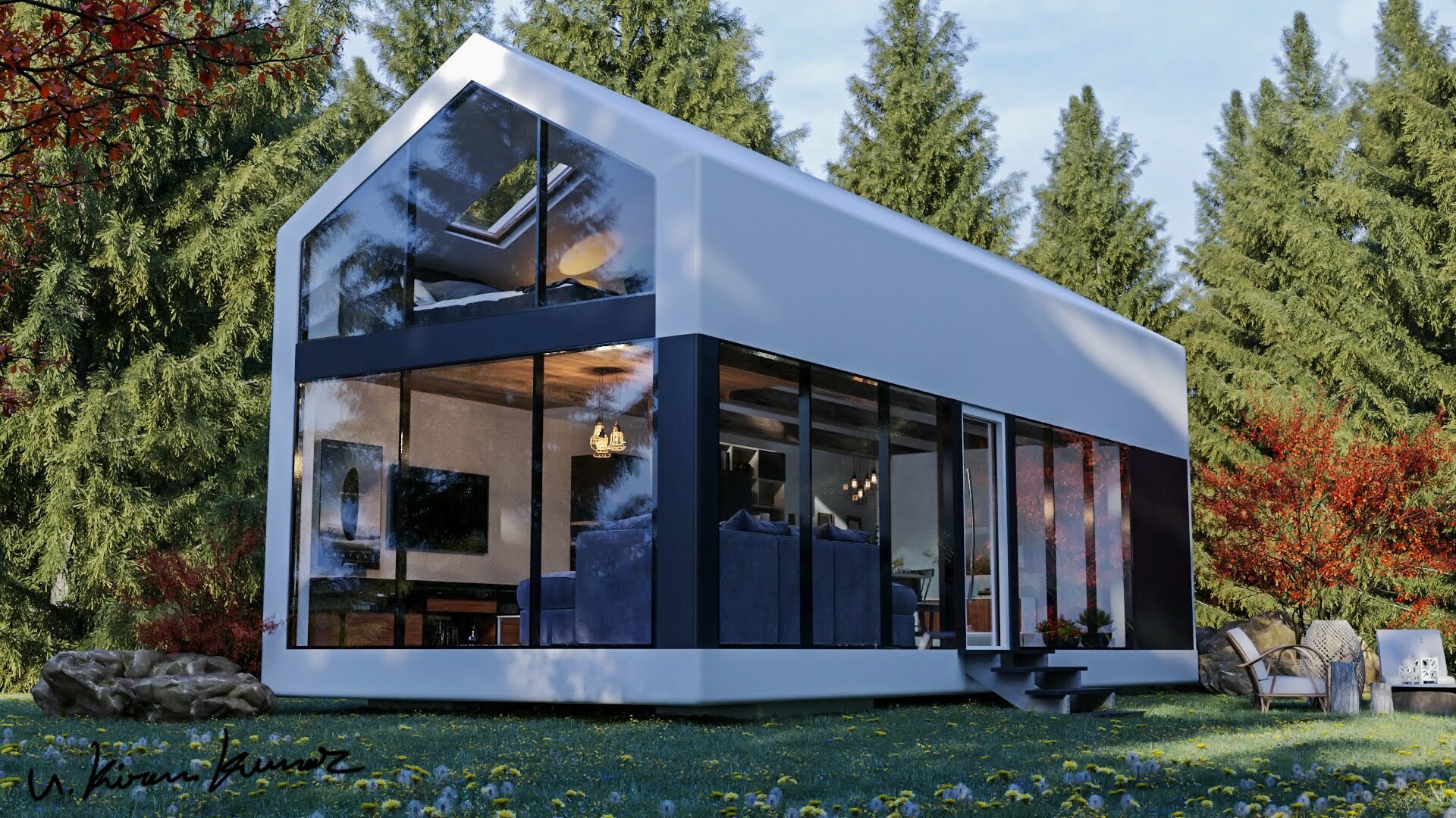 ArtStation - PREFABRICATED HOUSE
