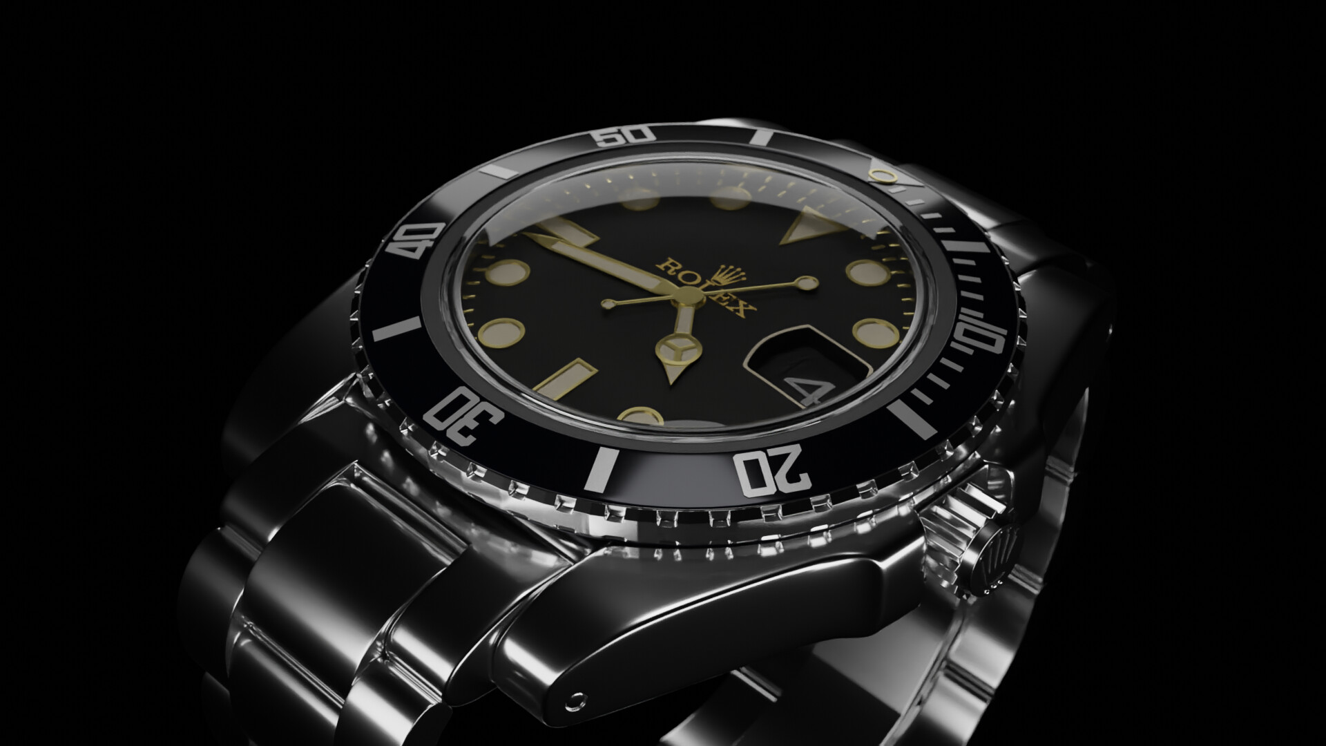 ArtStation - Realistic Rolex watch