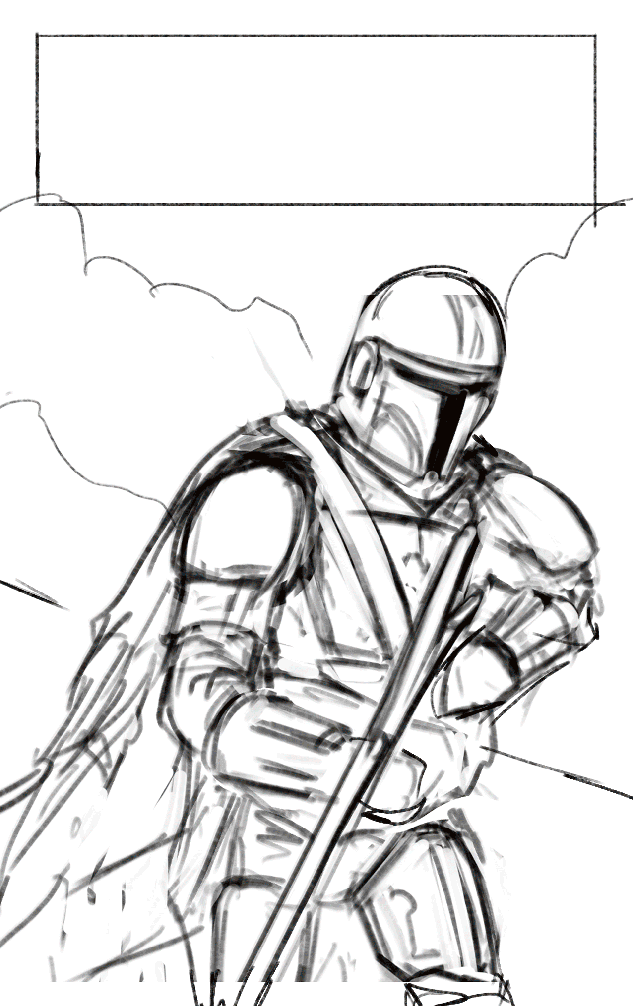 mandalorian boba fett coloring pages