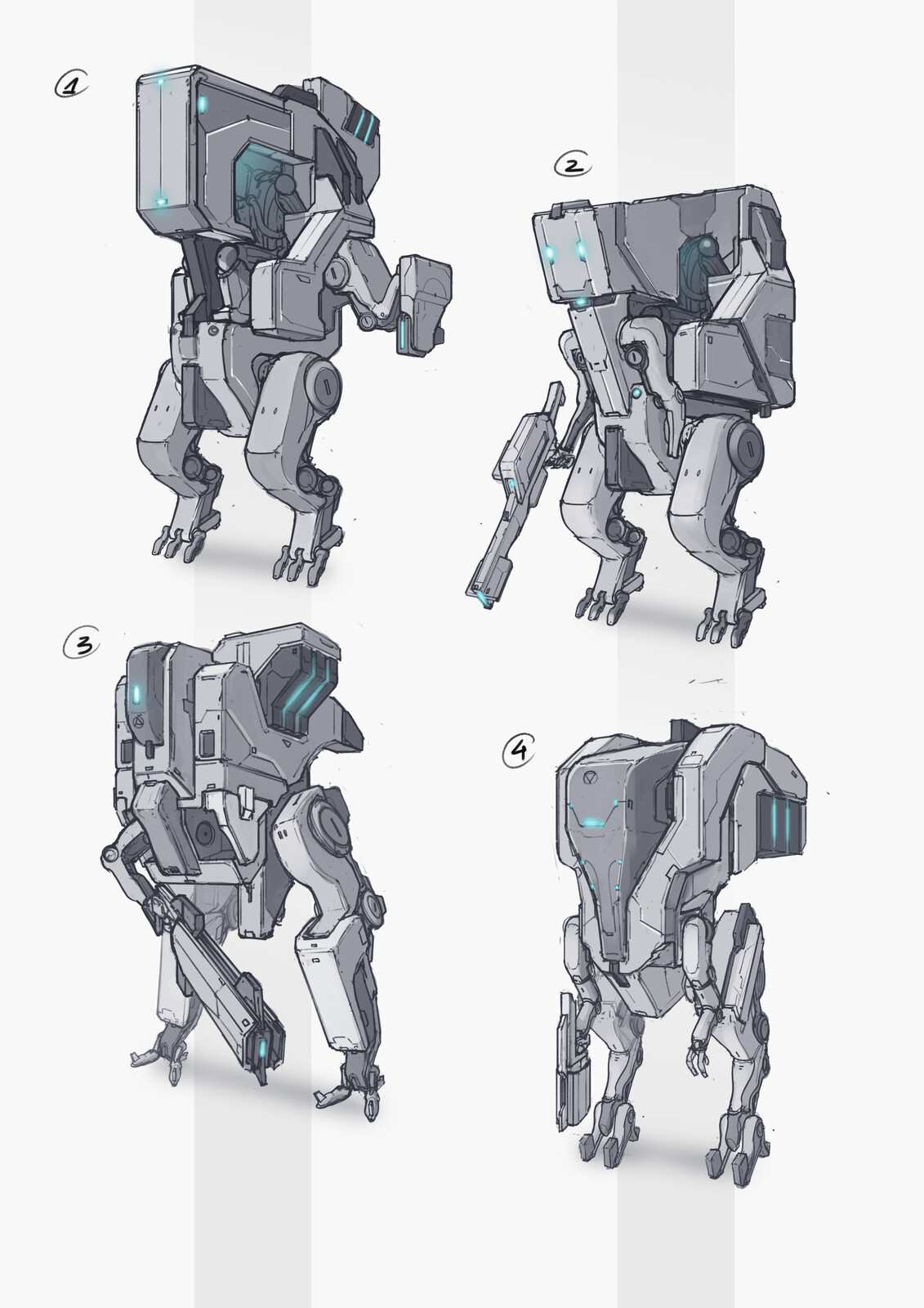 SprinKah - WARFRAME Fan Concept - CORPUS Exo-frame
