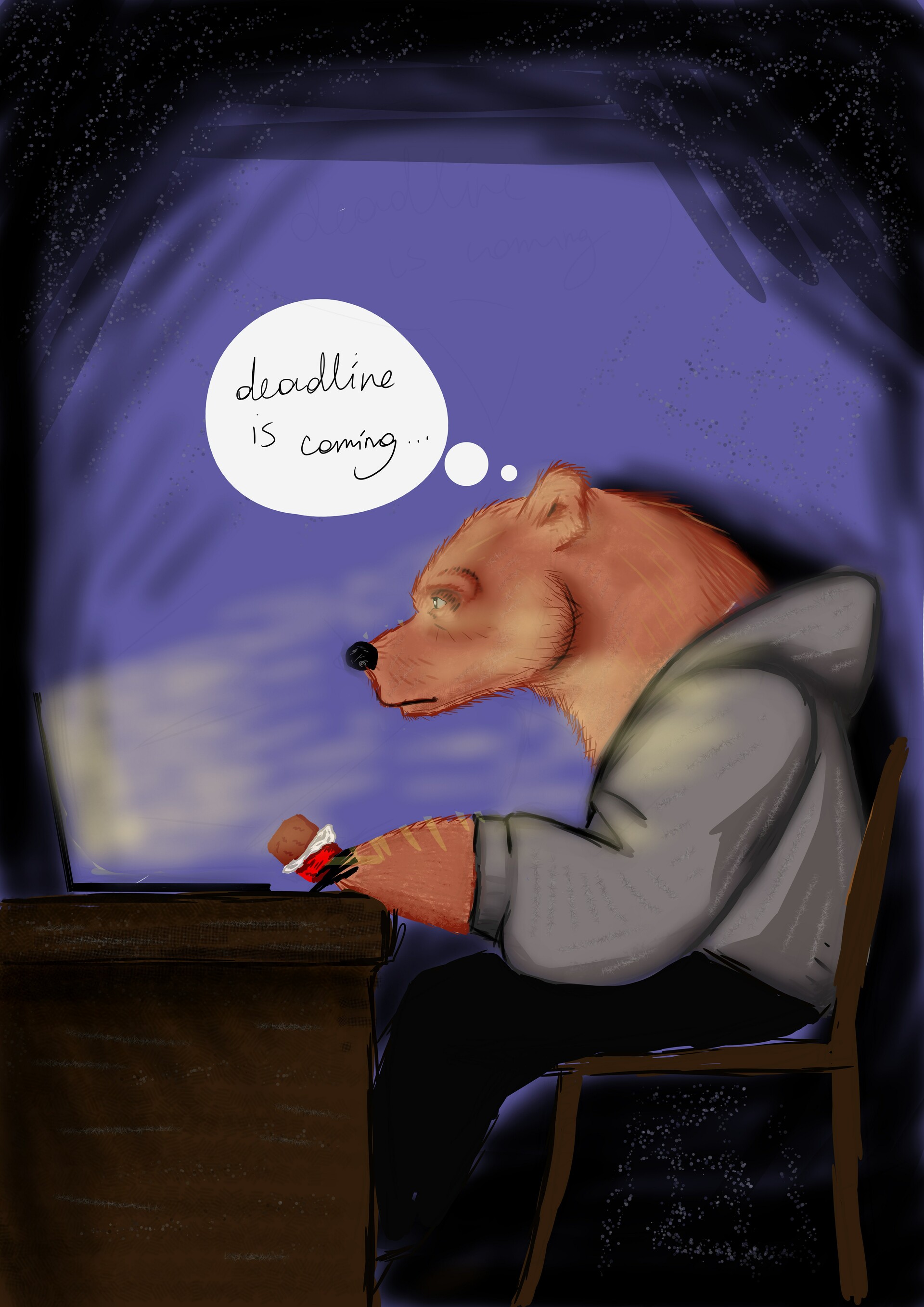 ArtStation - Deadline is coming