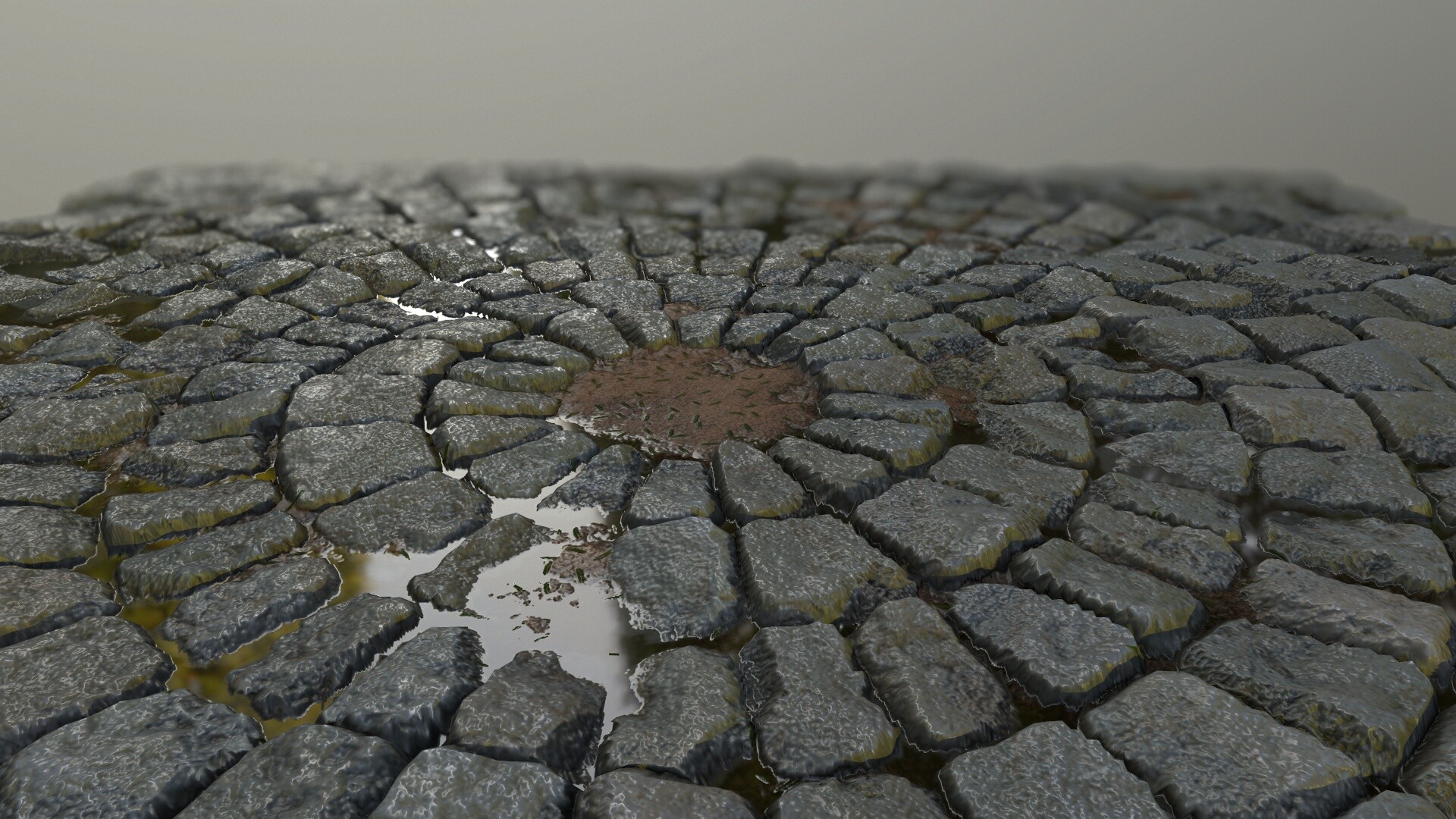 ArtStation - Radial Cobble Stone Material