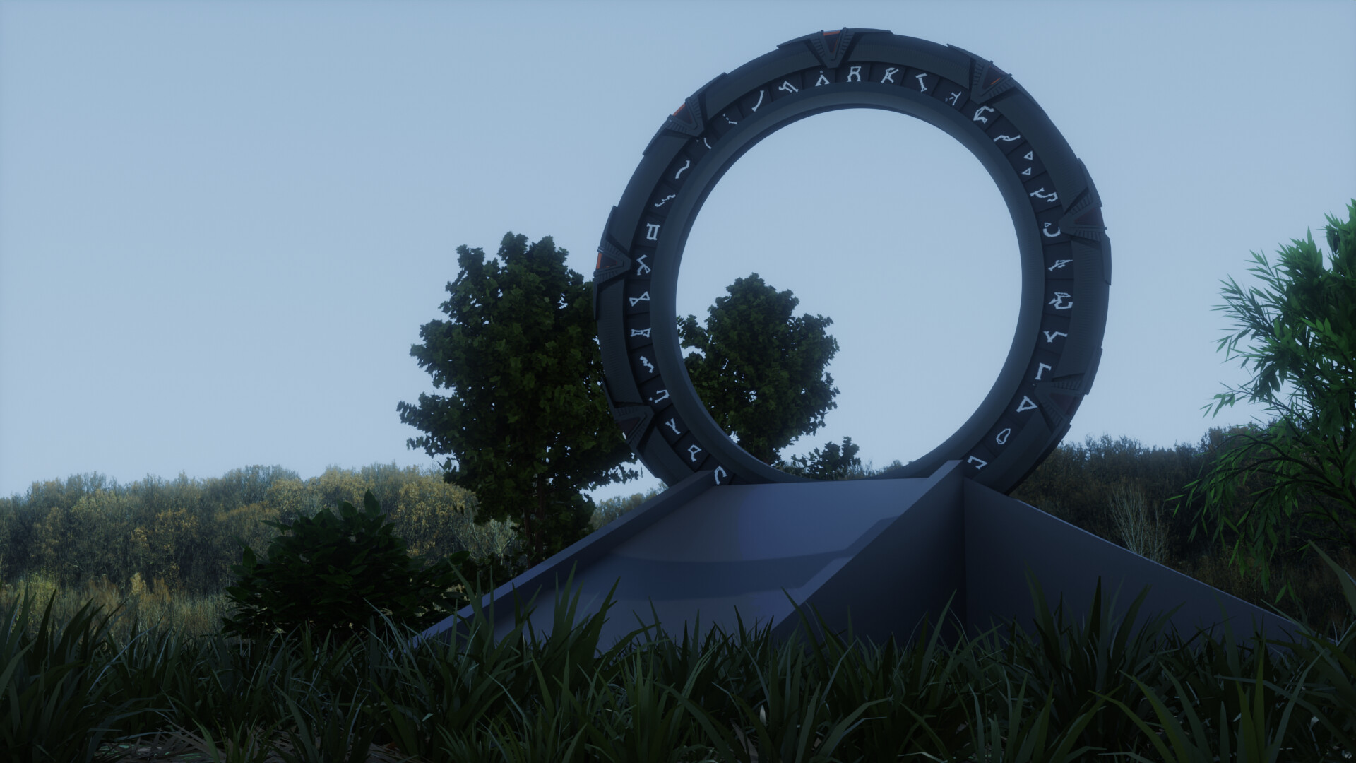Emanuel Silva - Stargate 3D Model - Milky Way Stargate (Day Scene)