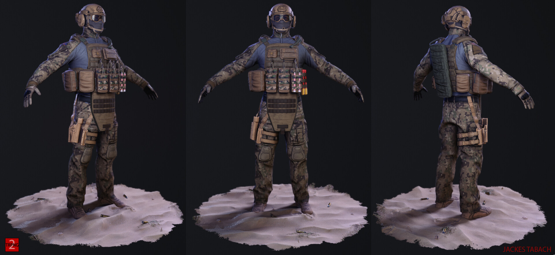 Jackes Tabach - Trepang2 Soldier Character