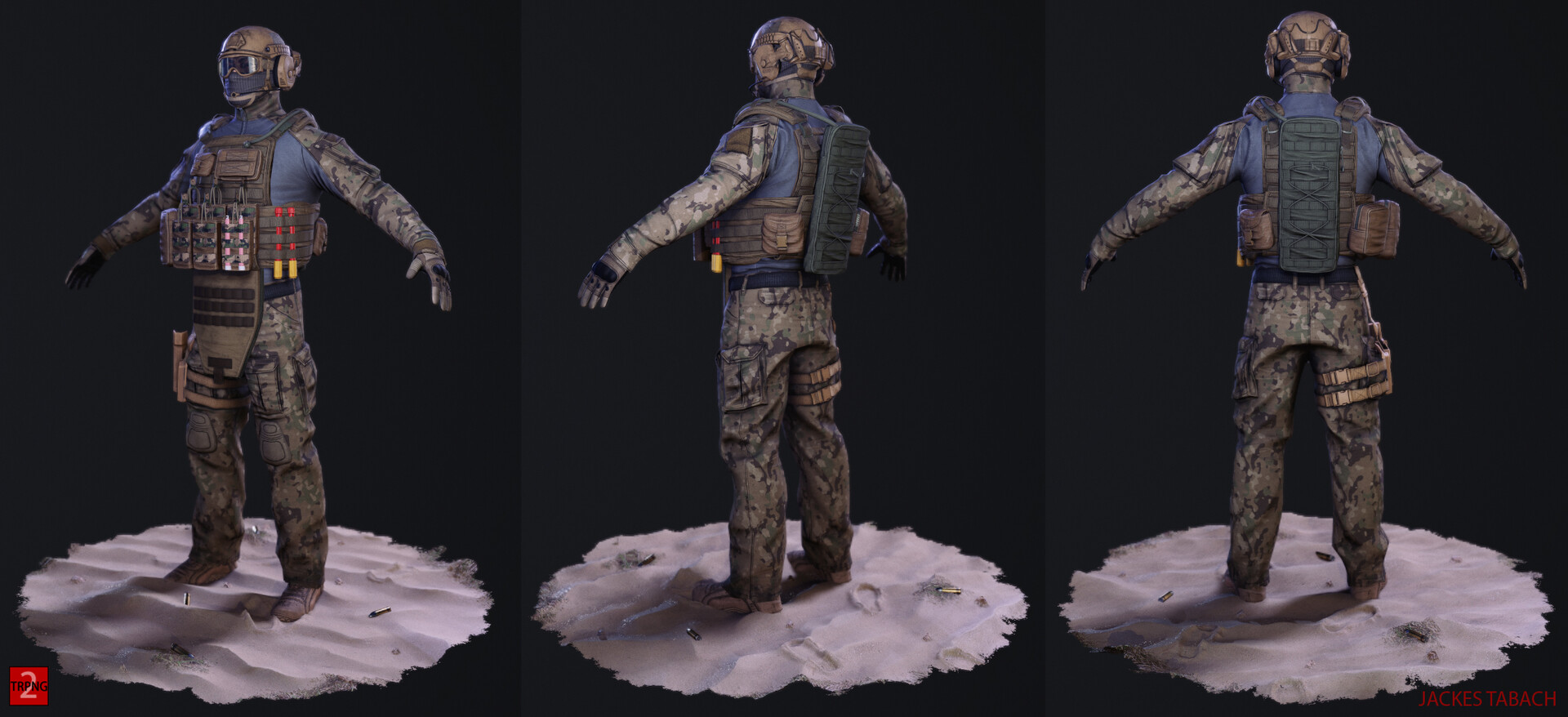 Jackes Tabach - Trepang2 Soldier Character