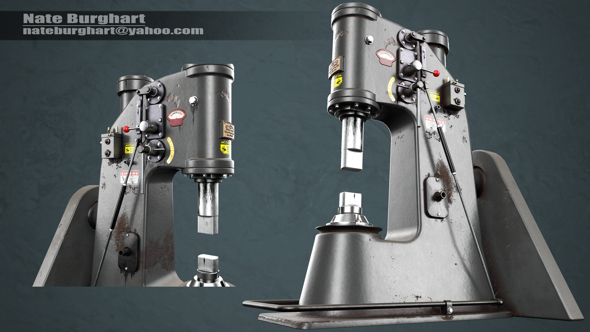 ArtStation - Power Hammer Project Breakdown