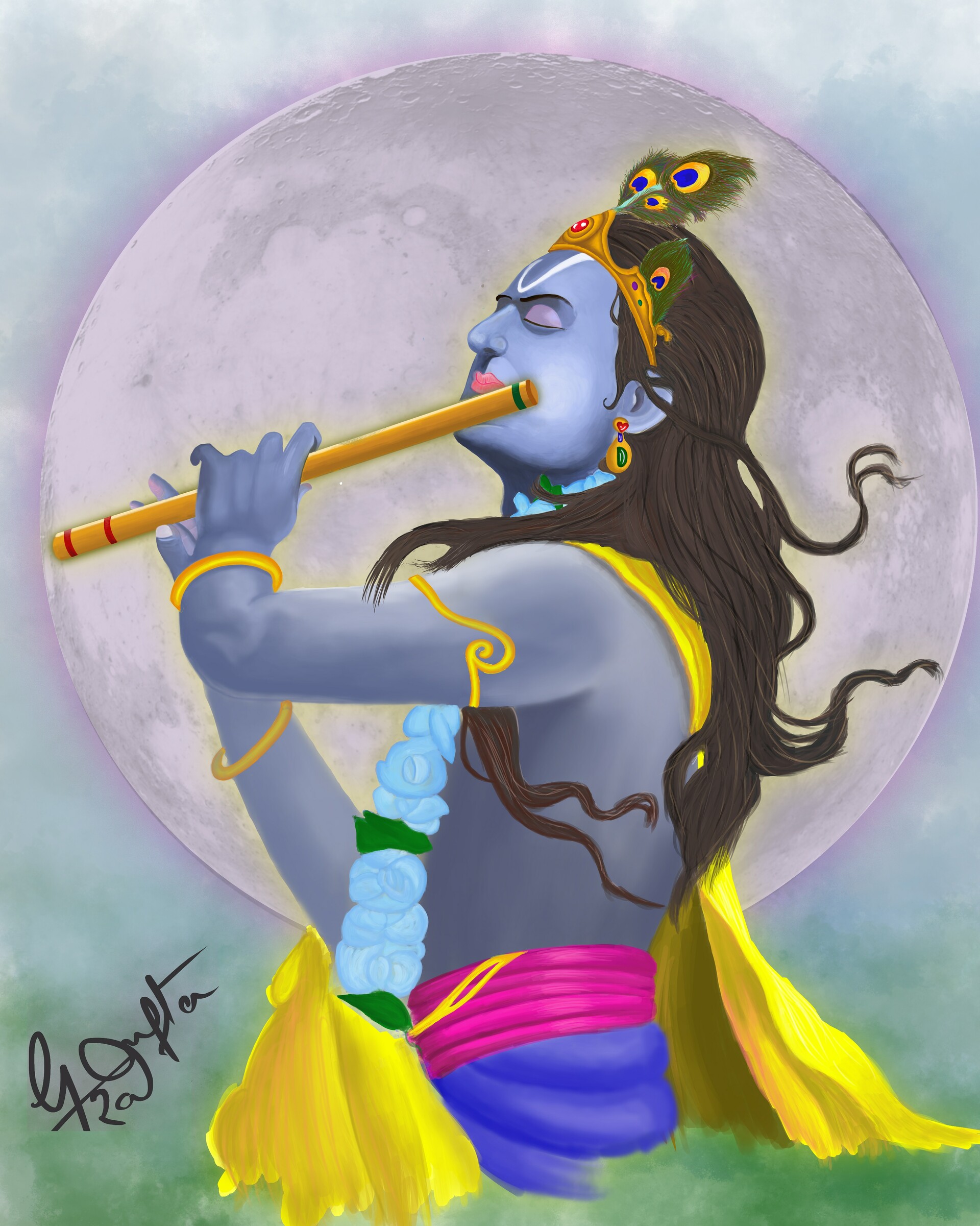 ArtStation - krishna (digital_painting)