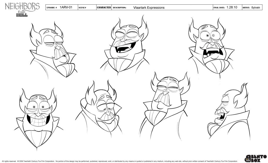 neighbours from hell coloring pages